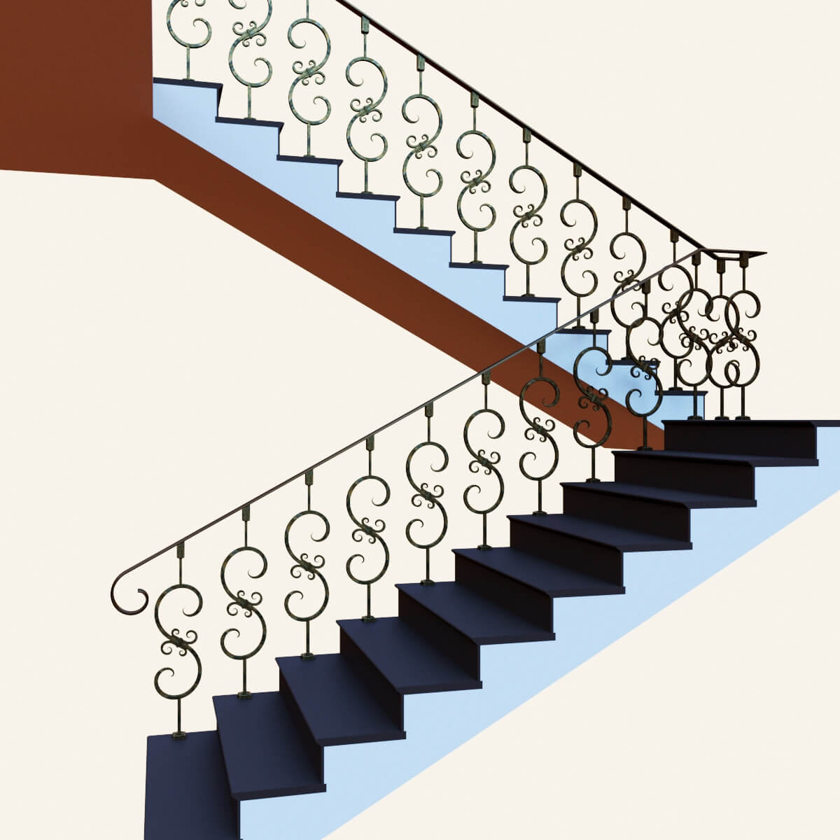 Stairs - 3D Model by Artdeco 3d