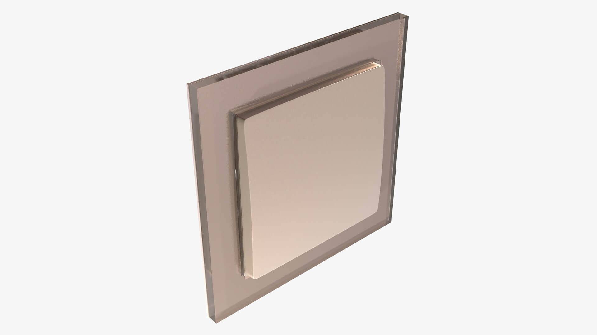 Switch Brass Glass Frame - 3D Model by Artdeco 3d