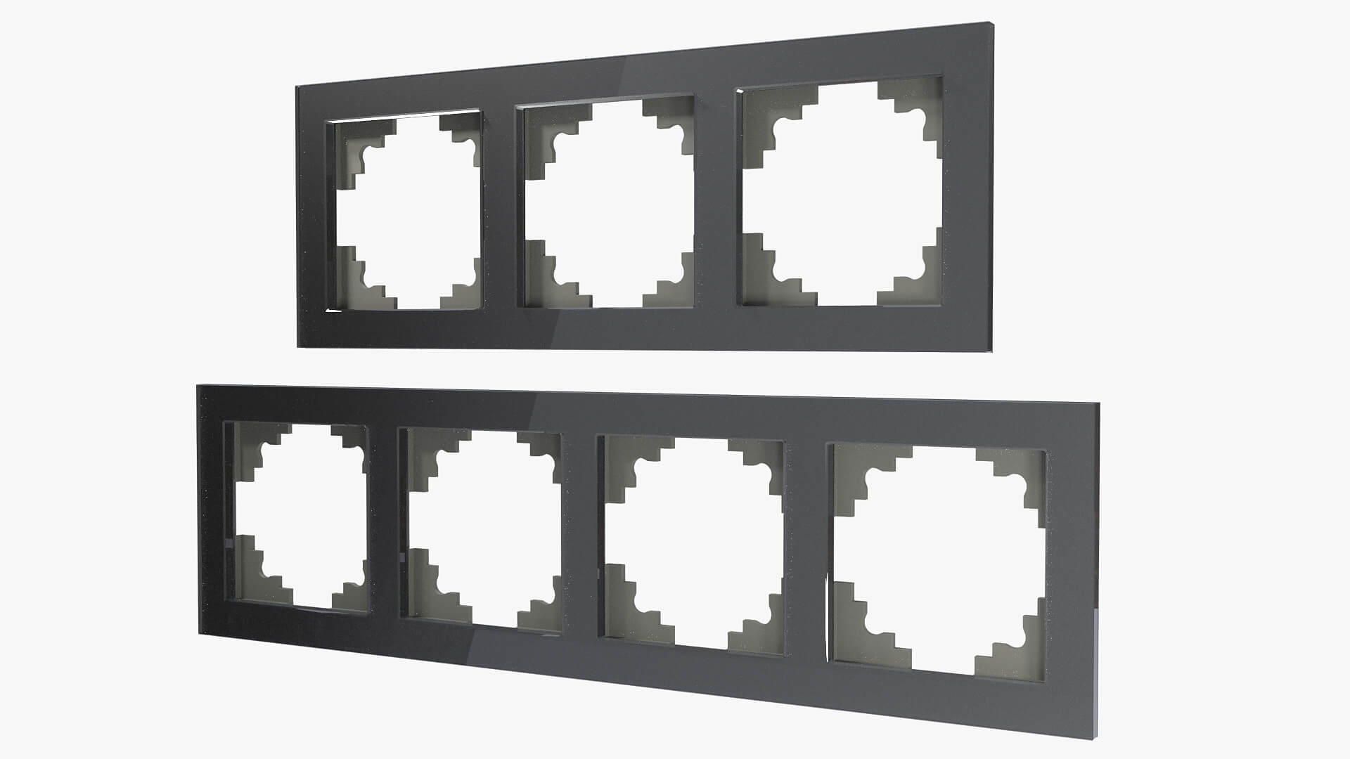 Switch Frames Graphite Glass - 3D Model by Artdeco 3d