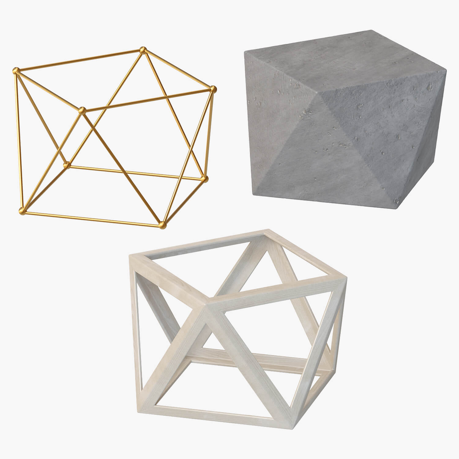 Tetragonal Square Antiprism - 3D Print Model by Artdeco 3d