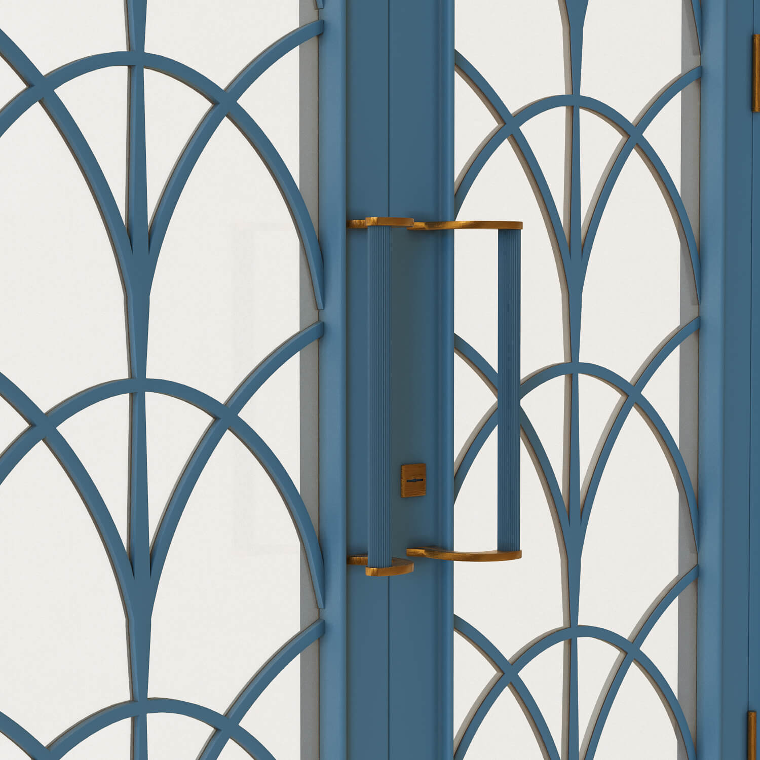 The Door Is Glazed in The Art Deco Style - 3D Model by Artdeco 3d