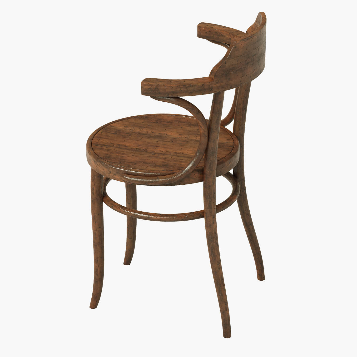 Viennese Antique Chair 3D Model by Artdeco 3d