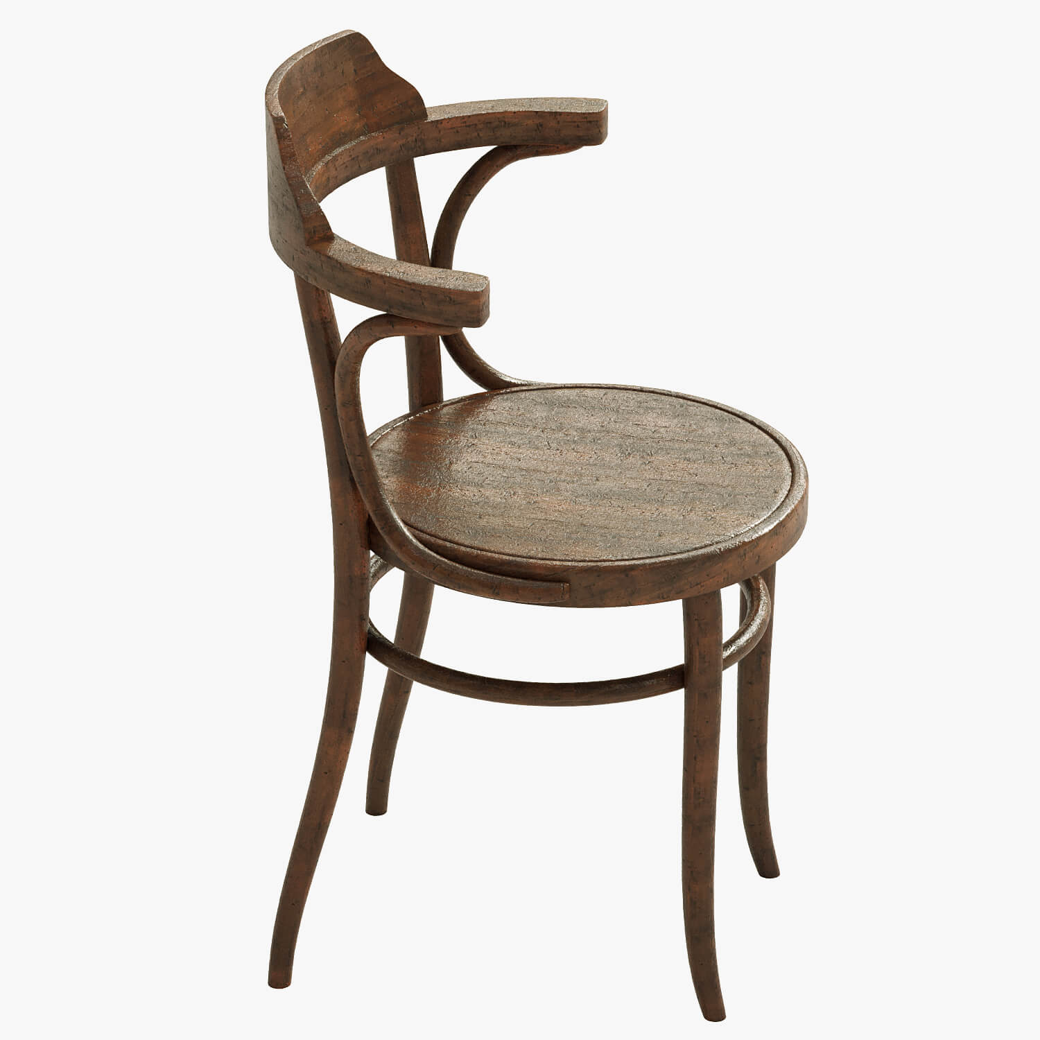 Viennese Antique Chair 3D Model by Artdeco 3d