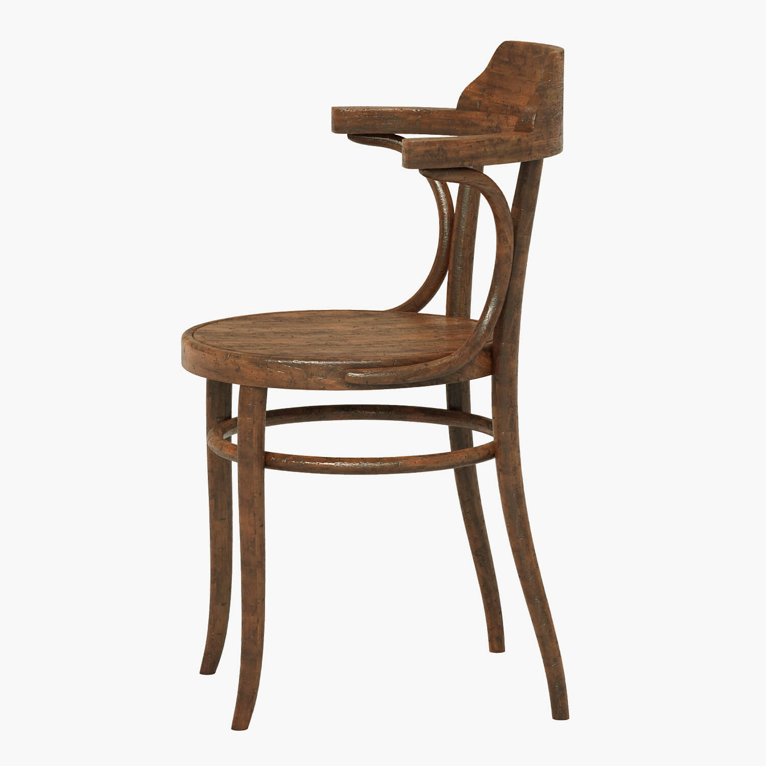 Viennese Antique Chair 3D Model by Artdeco 3d