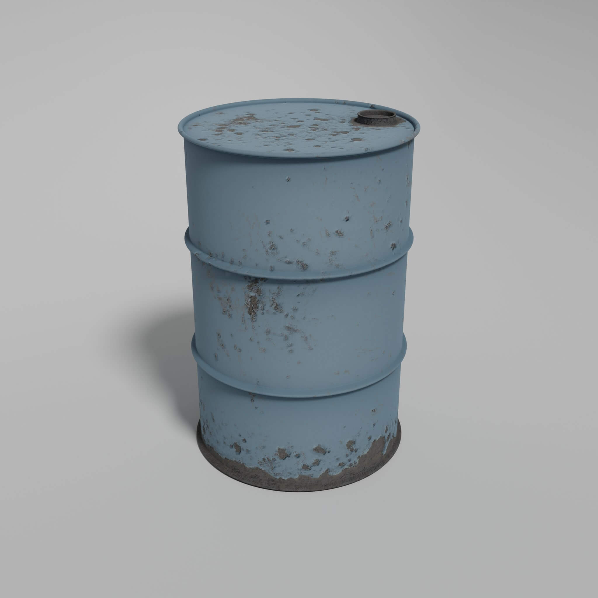 Old Metal Barrel - 3D Model by artem2004