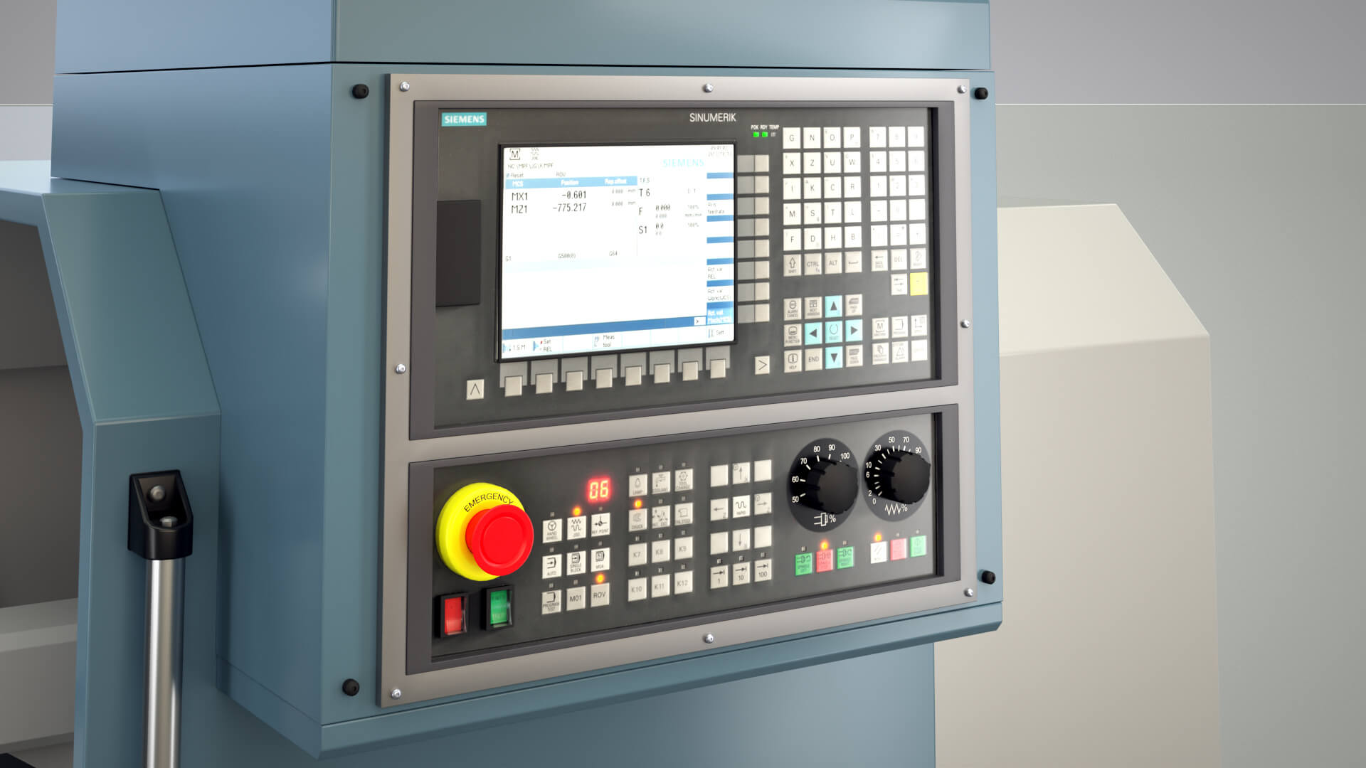 CNC Lathe Smtcl KE80 2000 - 3D Model by Artemcg