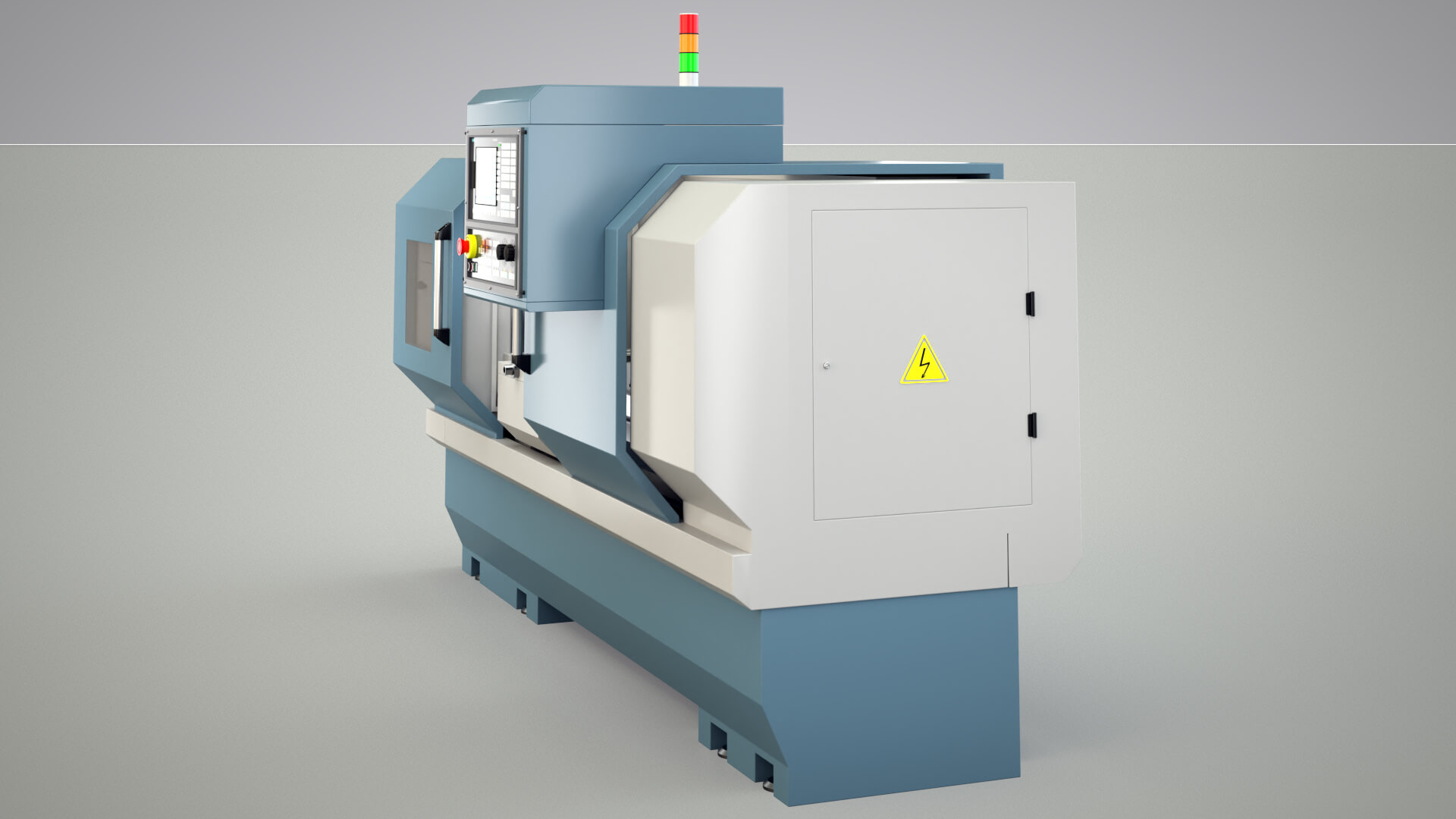 CNC Lathe Smtcl KE80 2000 - 3D Model by Artemcg