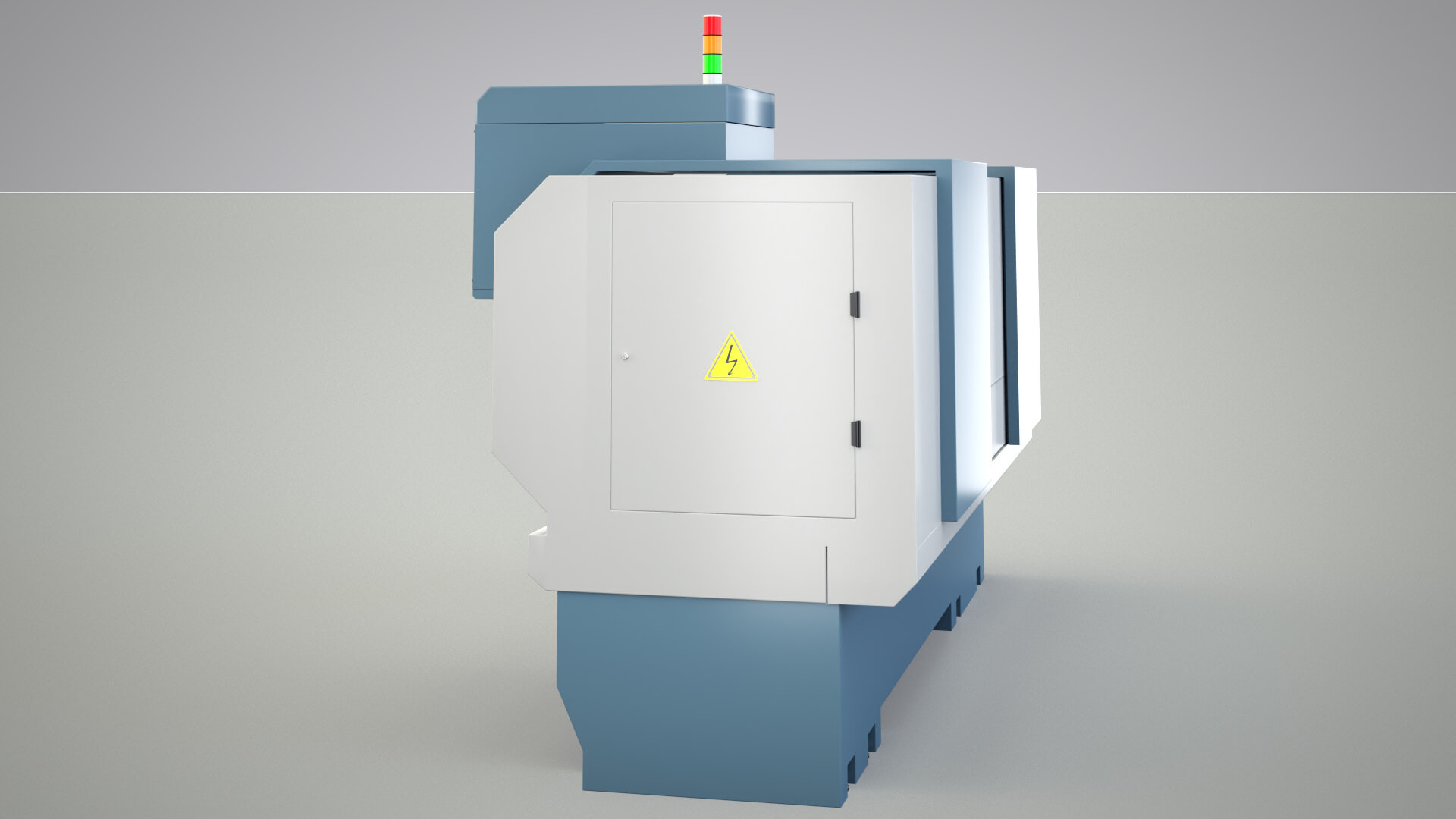 CNC Lathe Smtcl KE80 2000 - 3D Model by Artemcg