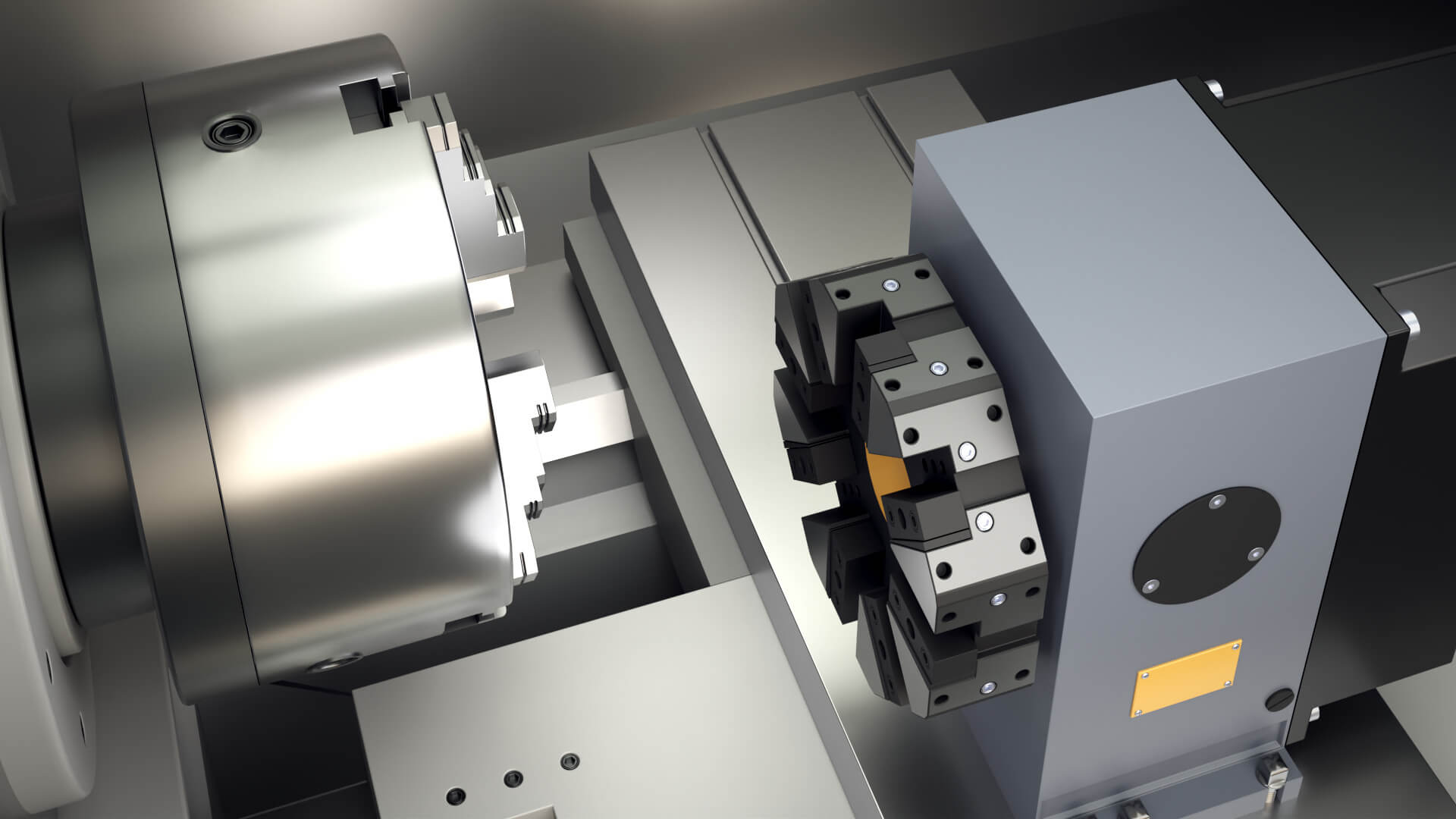 CNC Lathe Smtcl KE80 2000 - 3D Model by Artemcg