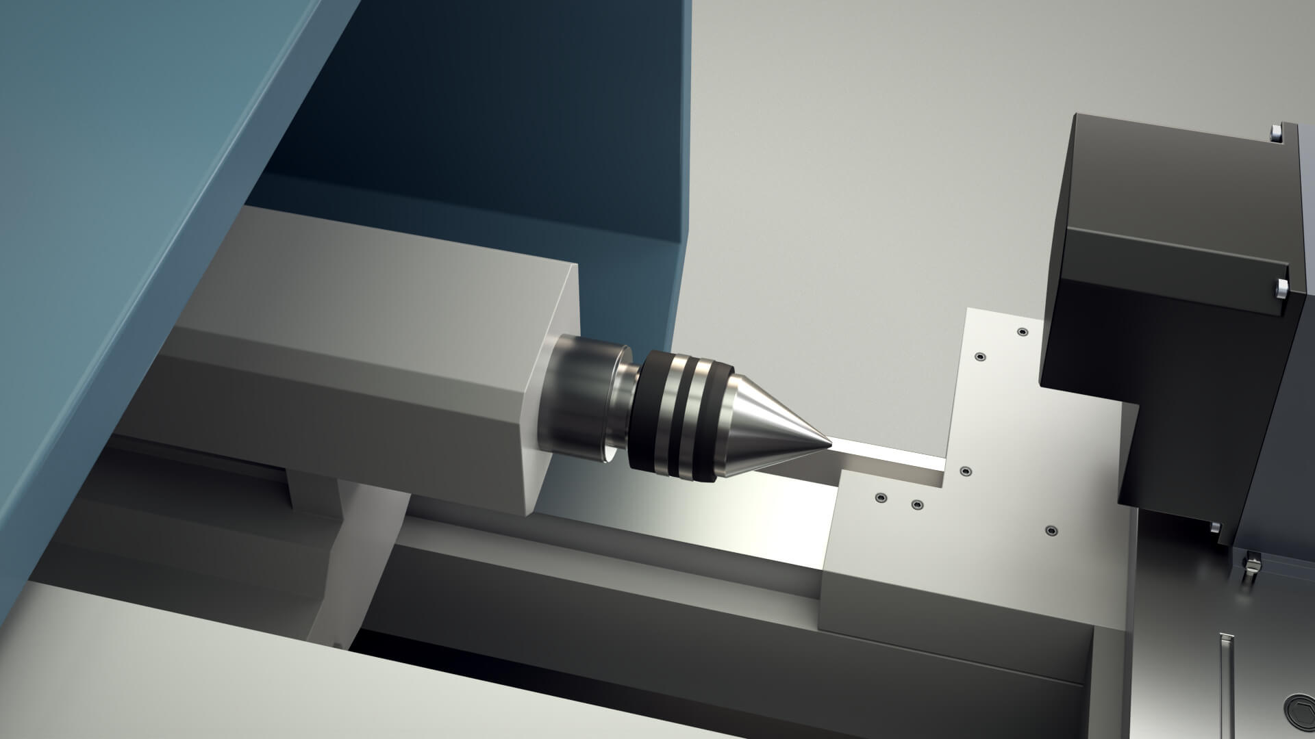 CNC Lathe Smtcl KE80 2000 - 3D Model by Artemcg