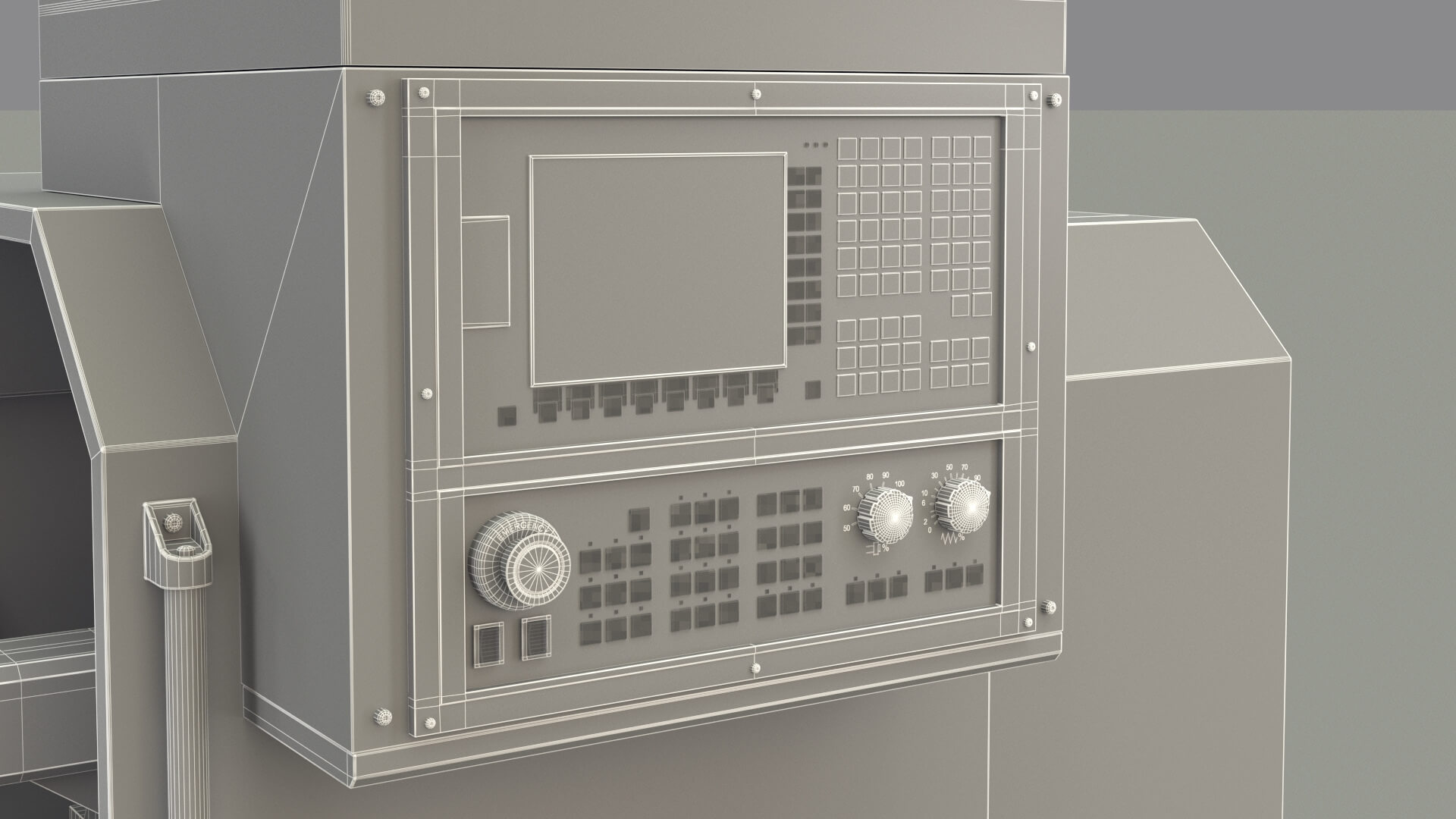 CNC Lathe Smtcl KE80 2000 - 3D Model by Artemcg