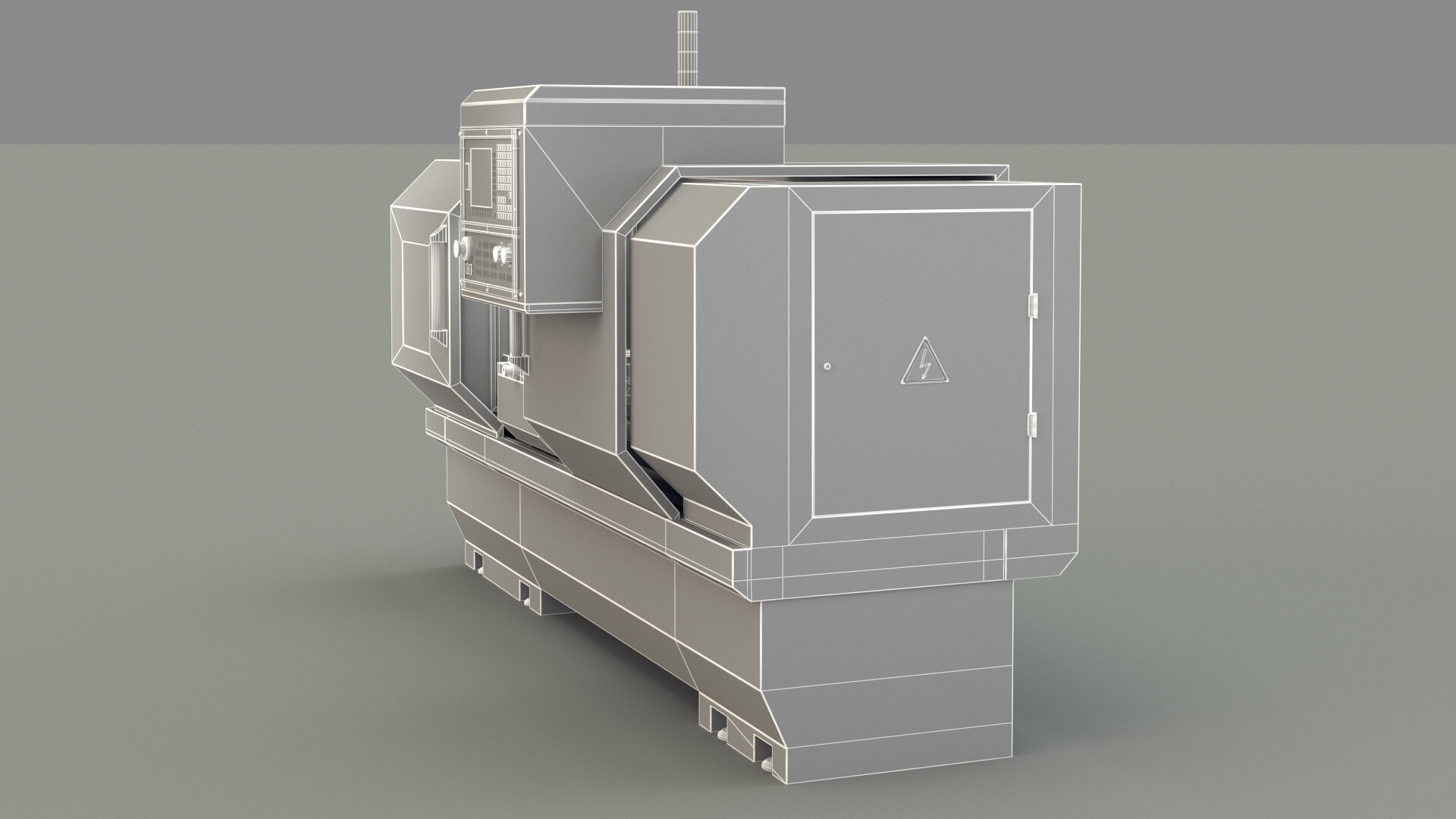 CNC Lathe Smtcl KE80 2000 - 3D Model by Artemcg