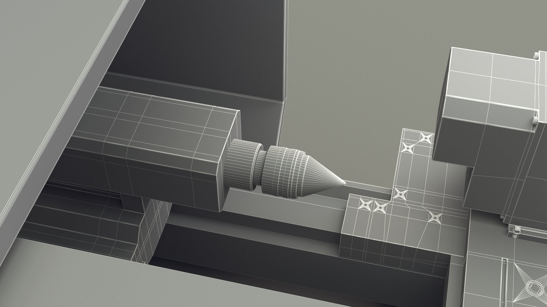 CNC Lathe Smtcl KE80 2000 - 3D Model by Artemcg
