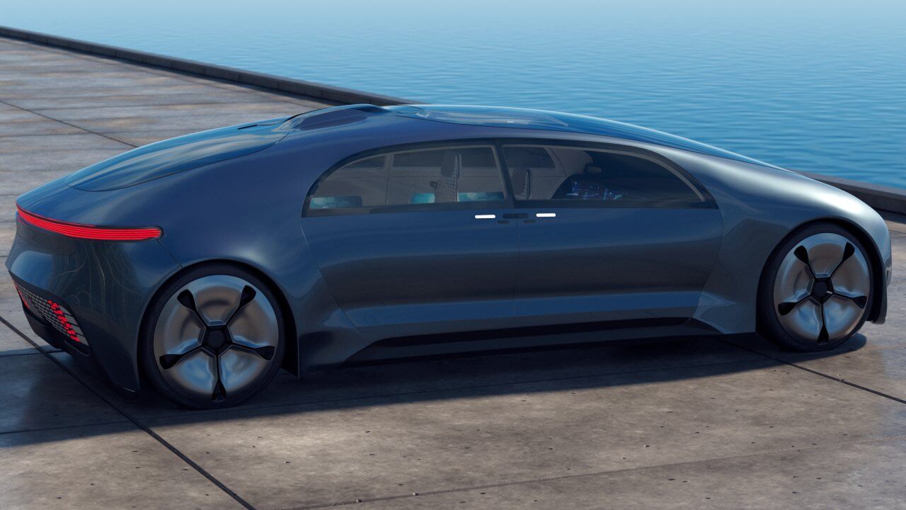 Concept Mercedes-Benz Luxury F015 3D Model by Artemcg