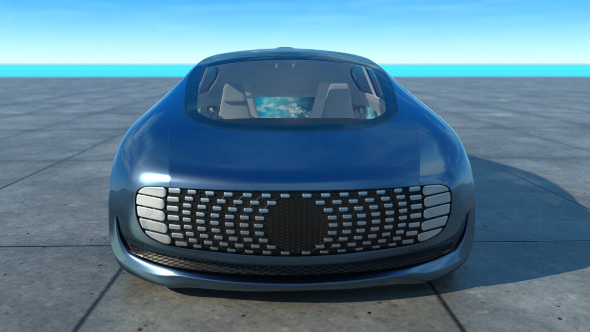 Concept Mercedes-Benz Luxury F015 3D Model by Artemcg