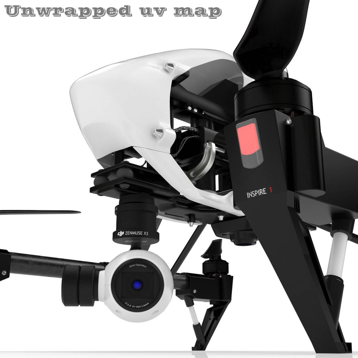 DJI Inspire1 PRO 3D Model