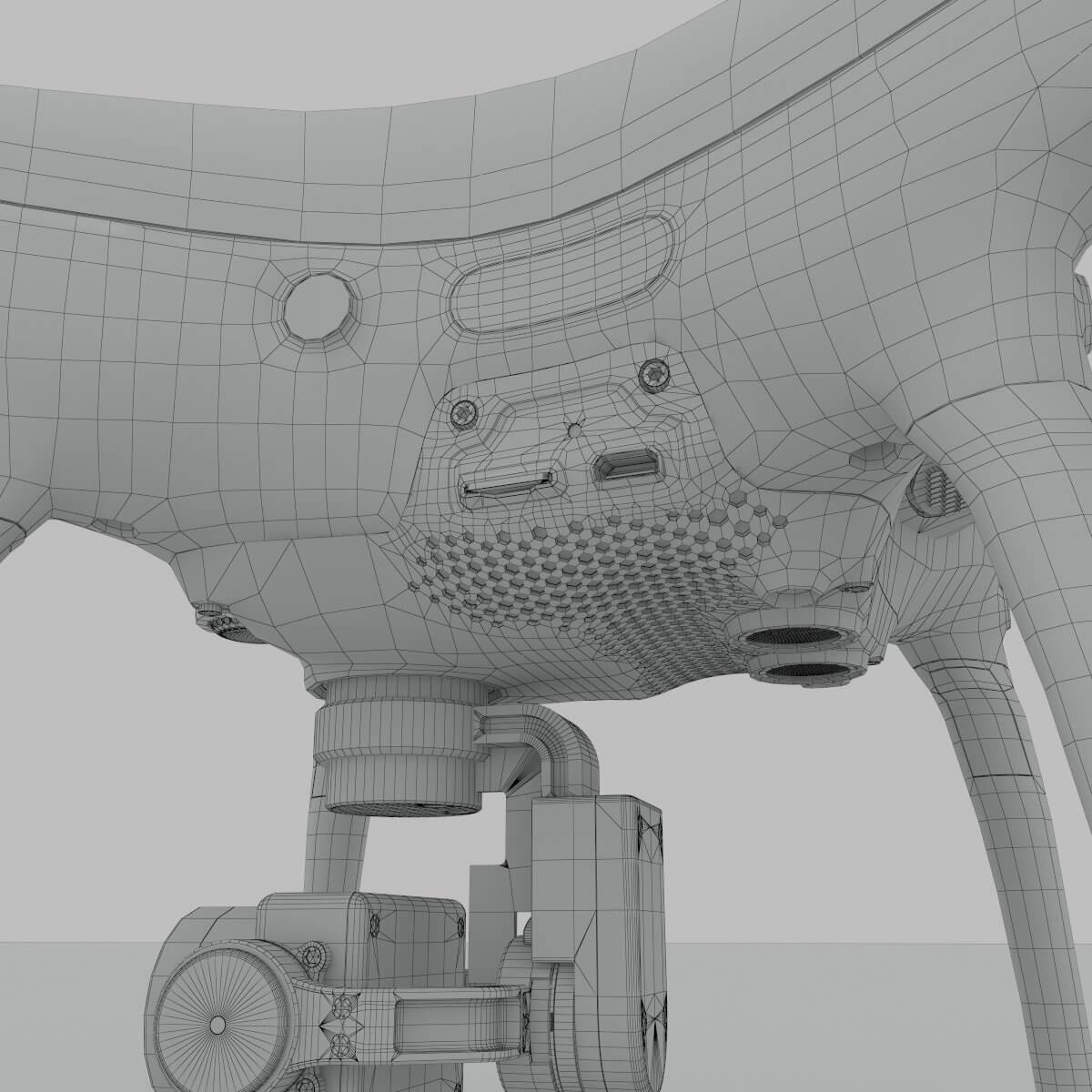 DJI Phantom 4 Pro - 3D Model by Artemcg