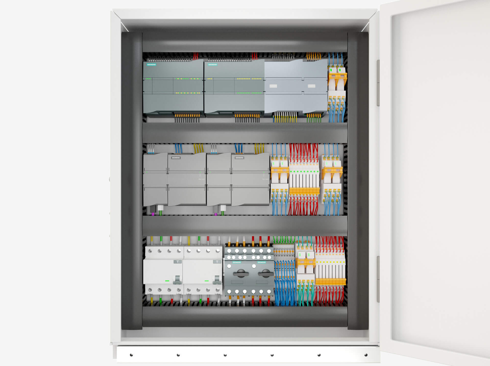 Electric Control Panel - 3D Model by Artemcg