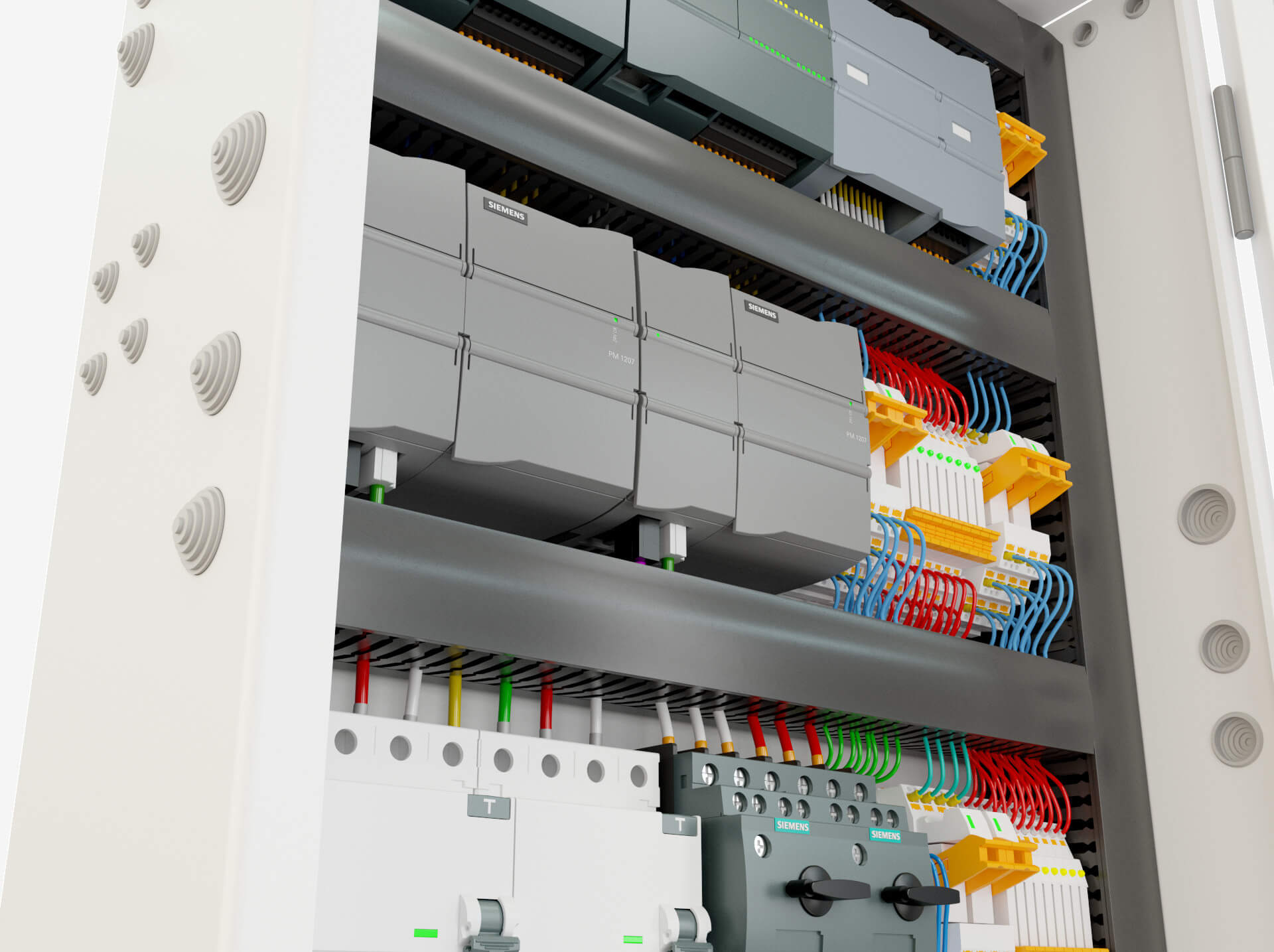 Electric Control Panel - 3D Model by Artemcg