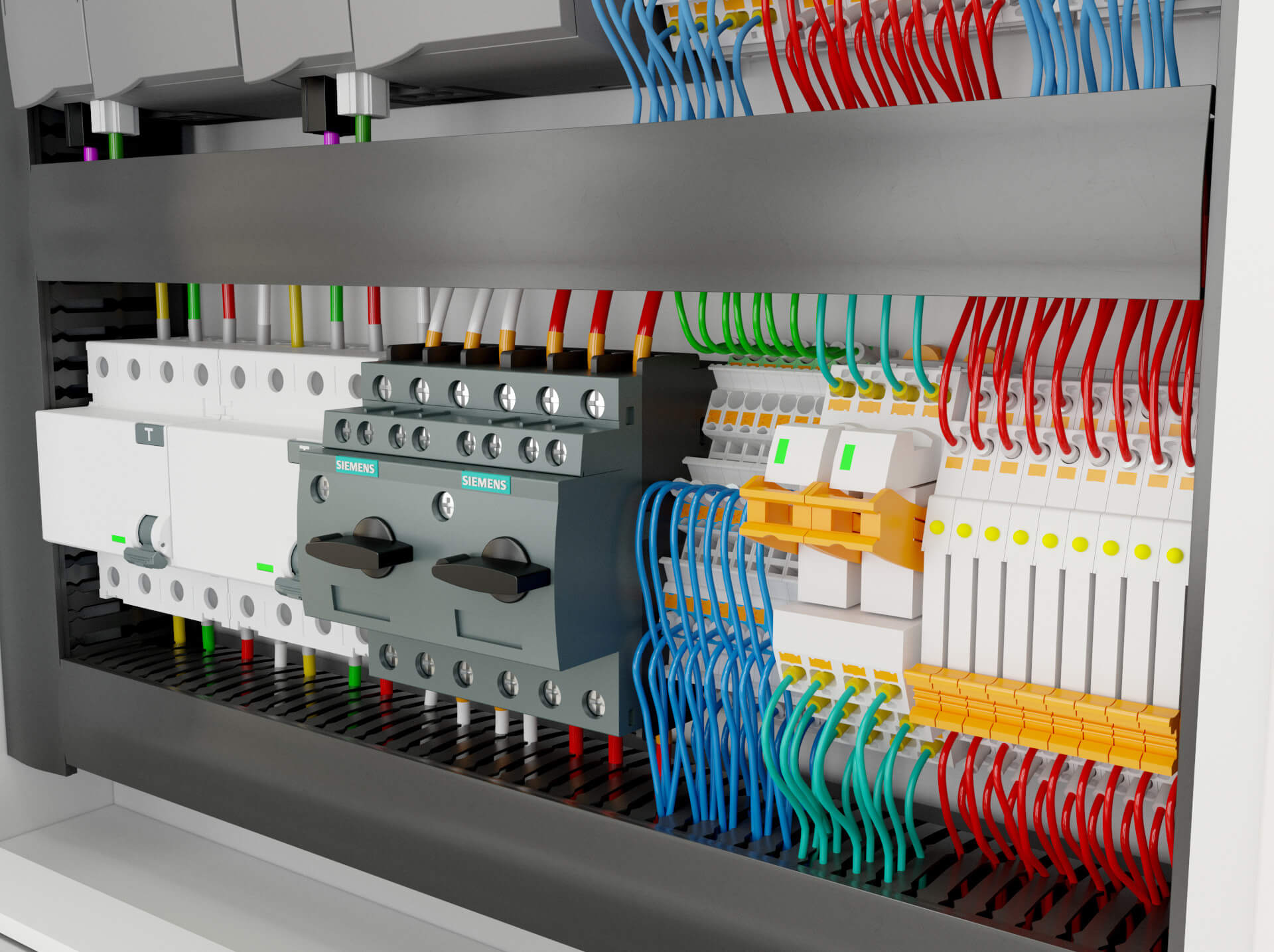 Electric Control Panel - 3D Model by Artemcg