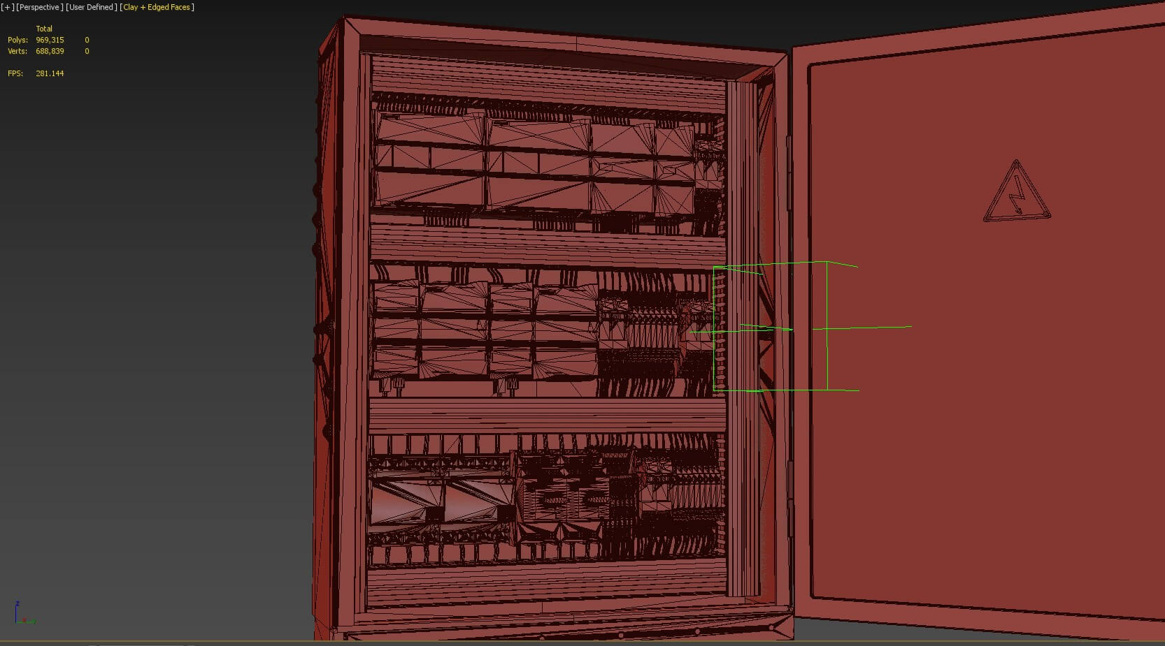 Electric Control Panel - 3D Model by Artemcg