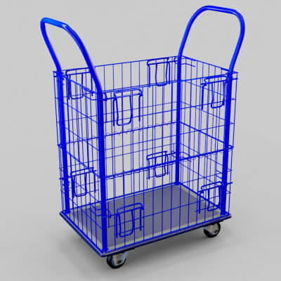 Mesh Trolley - 3D Model by Artemcg