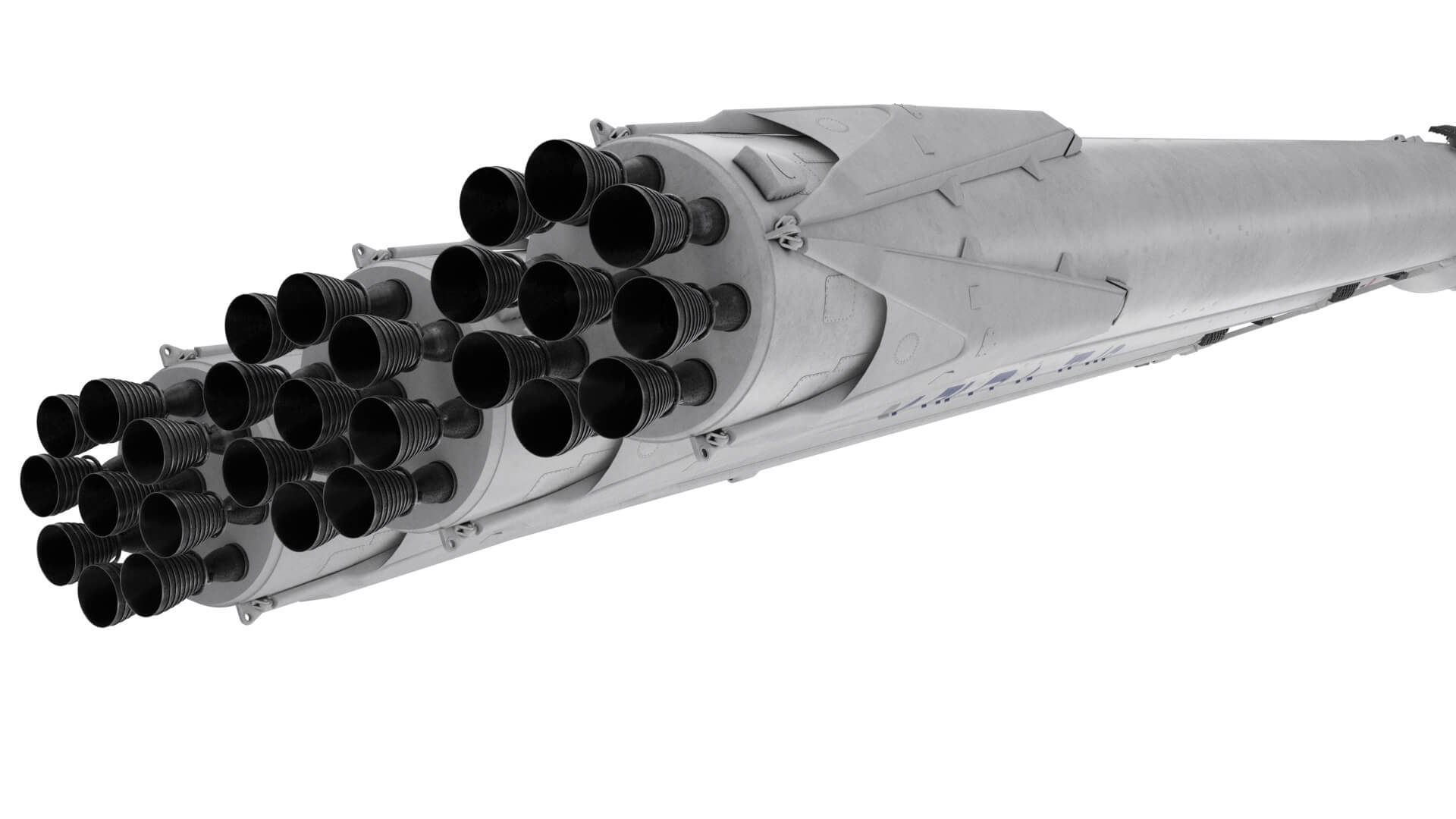 Space X Falcon Heavy Rocket - 3D Model by Artemcg
