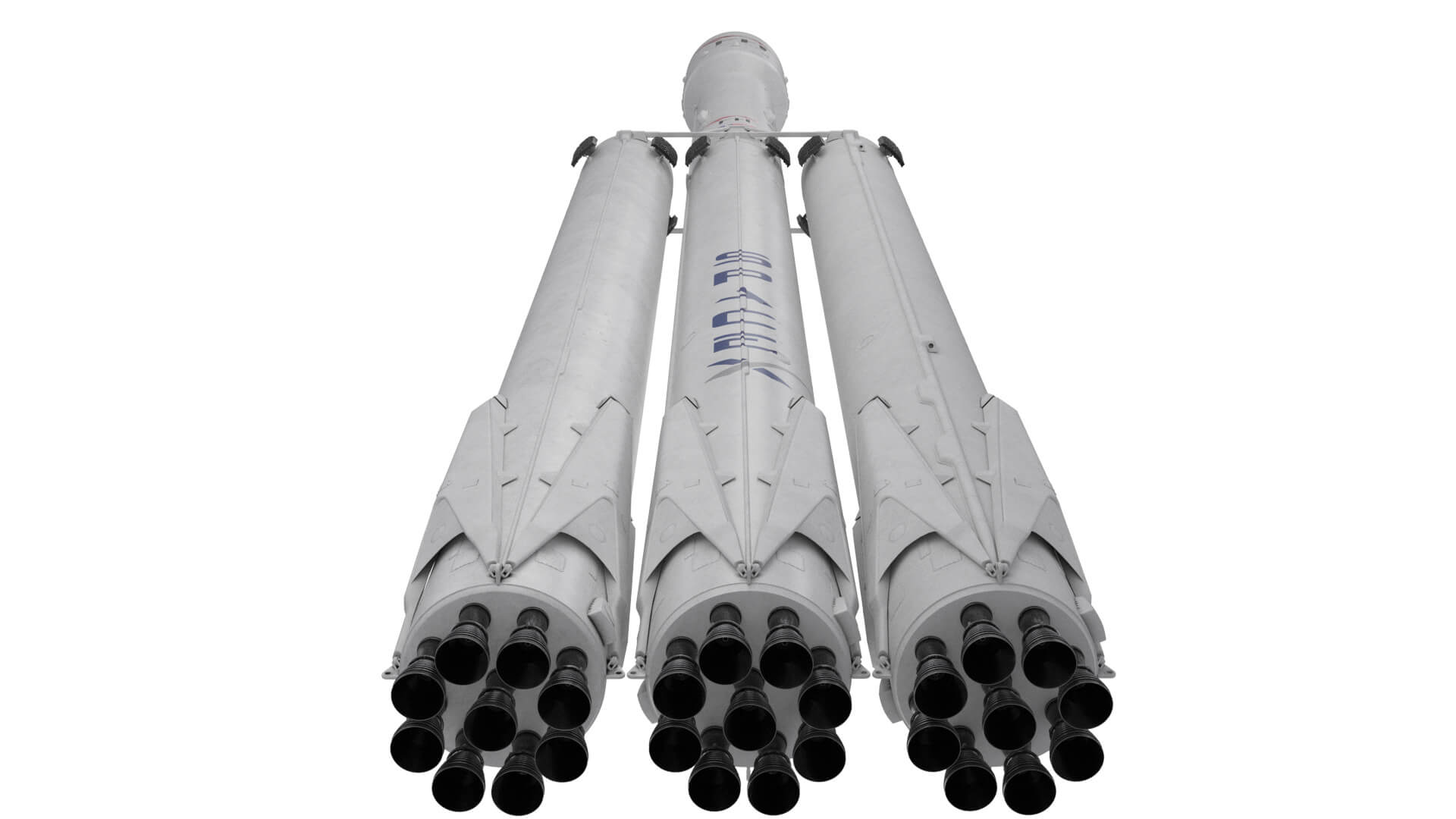 Space X Falcon Heavy Rocket - 3D Model by Artemcg
