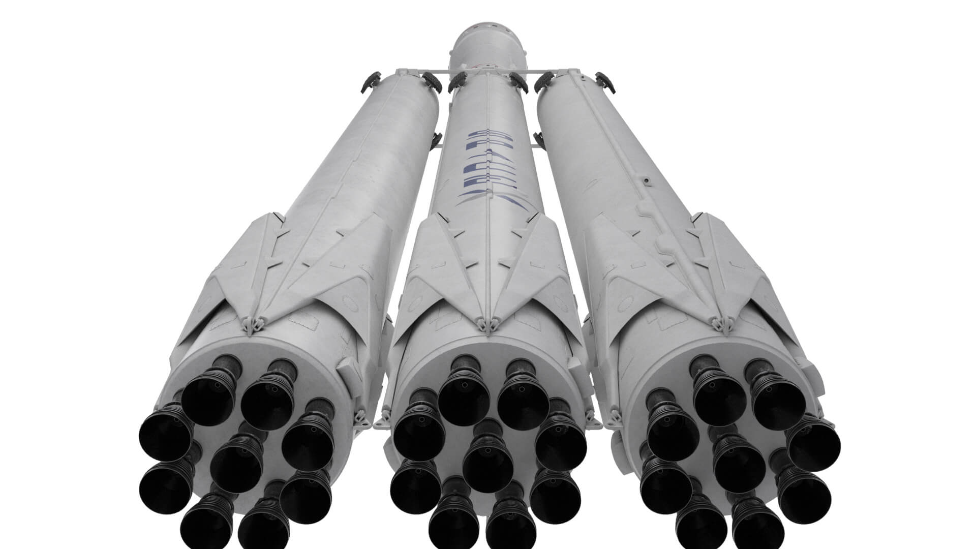 Space X Falcon Heavy Rocket - 3D Model by Artemcg