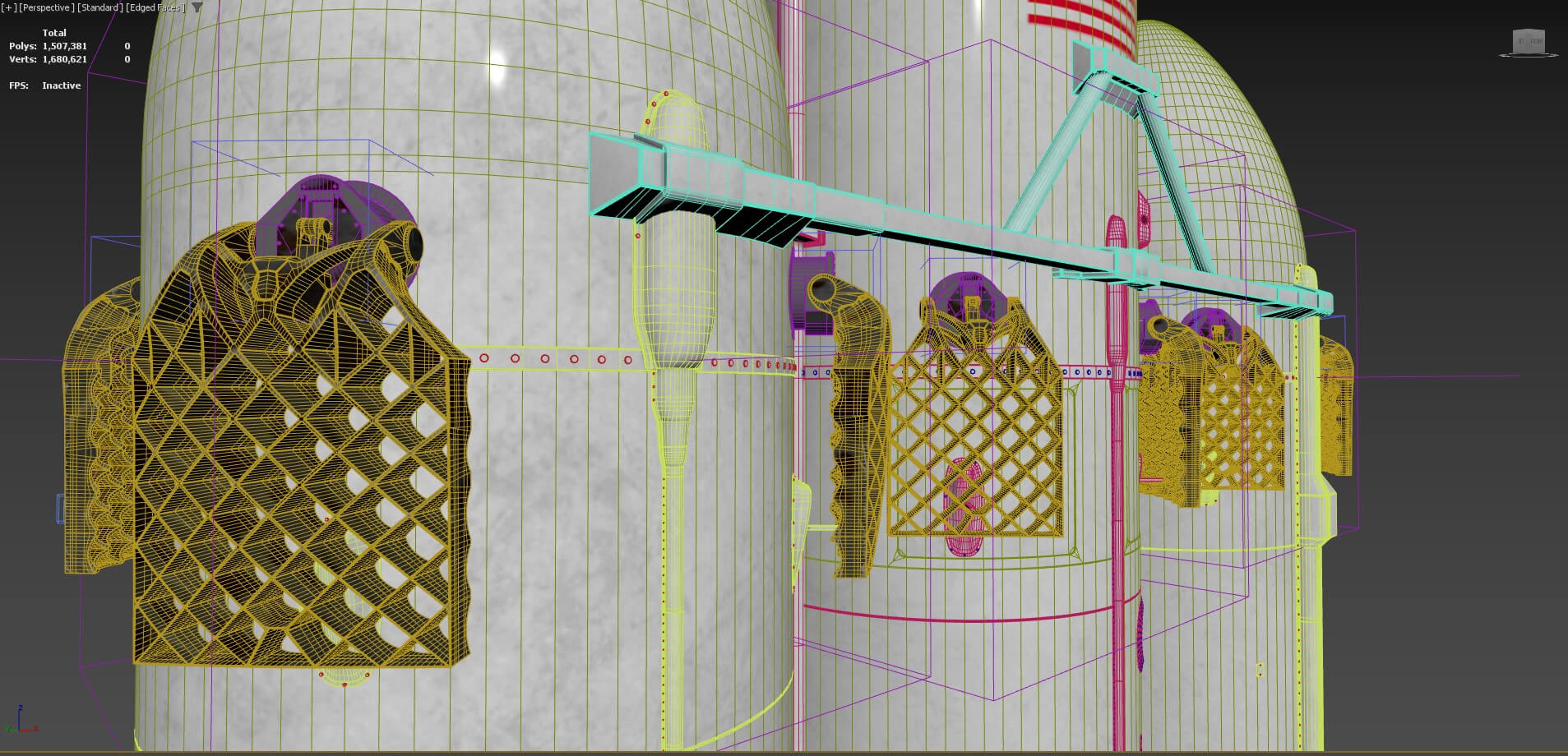 Space X Falcon Heavy Rocket - 3D Model by Artemcg