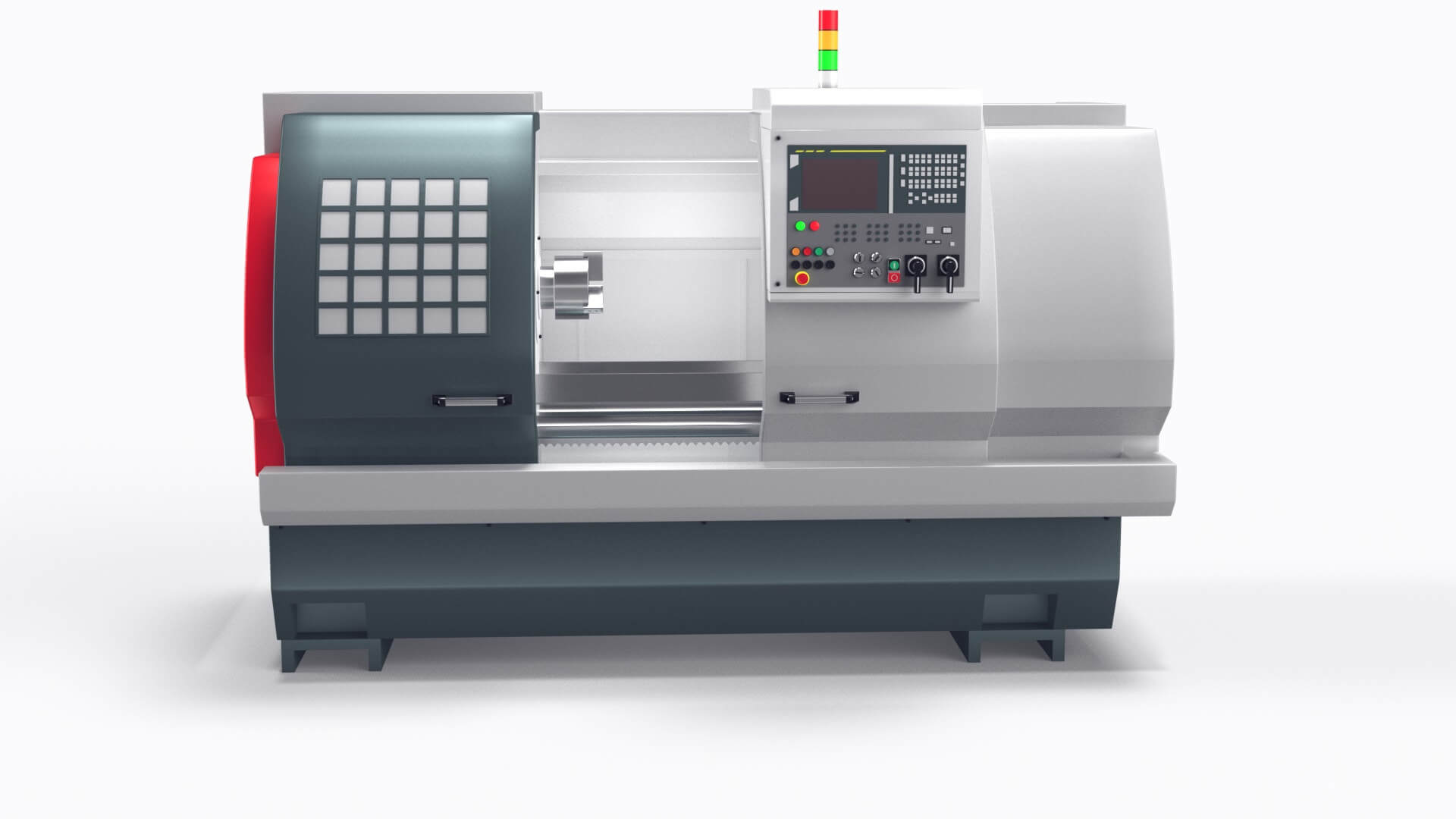 Turning Lathe CNC Cormak - 3D Model by Artemcg