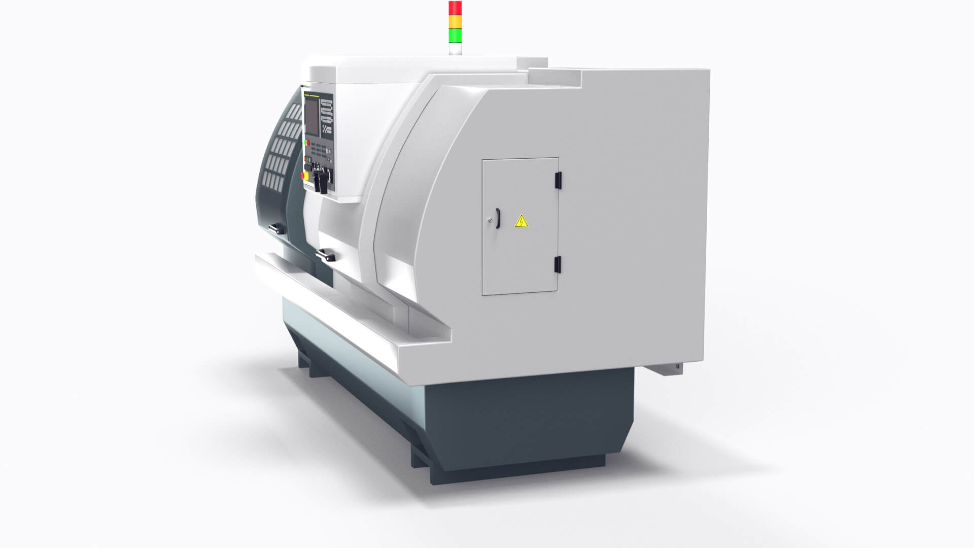 Turning Lathe CNC Cormak - 3D Model by Artemcg