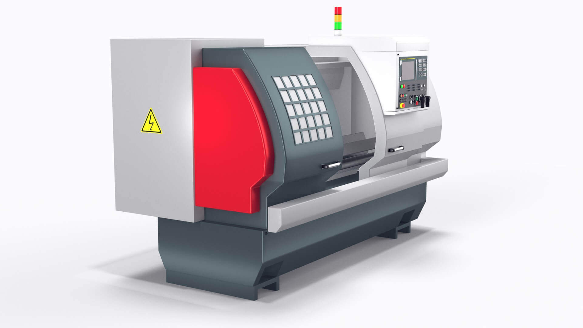 Turning Lathe CNC Cormak - 3D Model by Artemcg