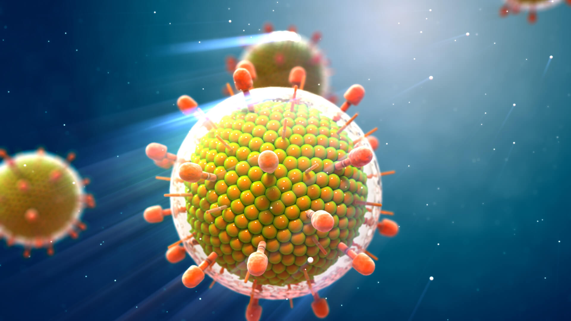 Virus Mumbs Parotitis - 3D Model by Artemcg