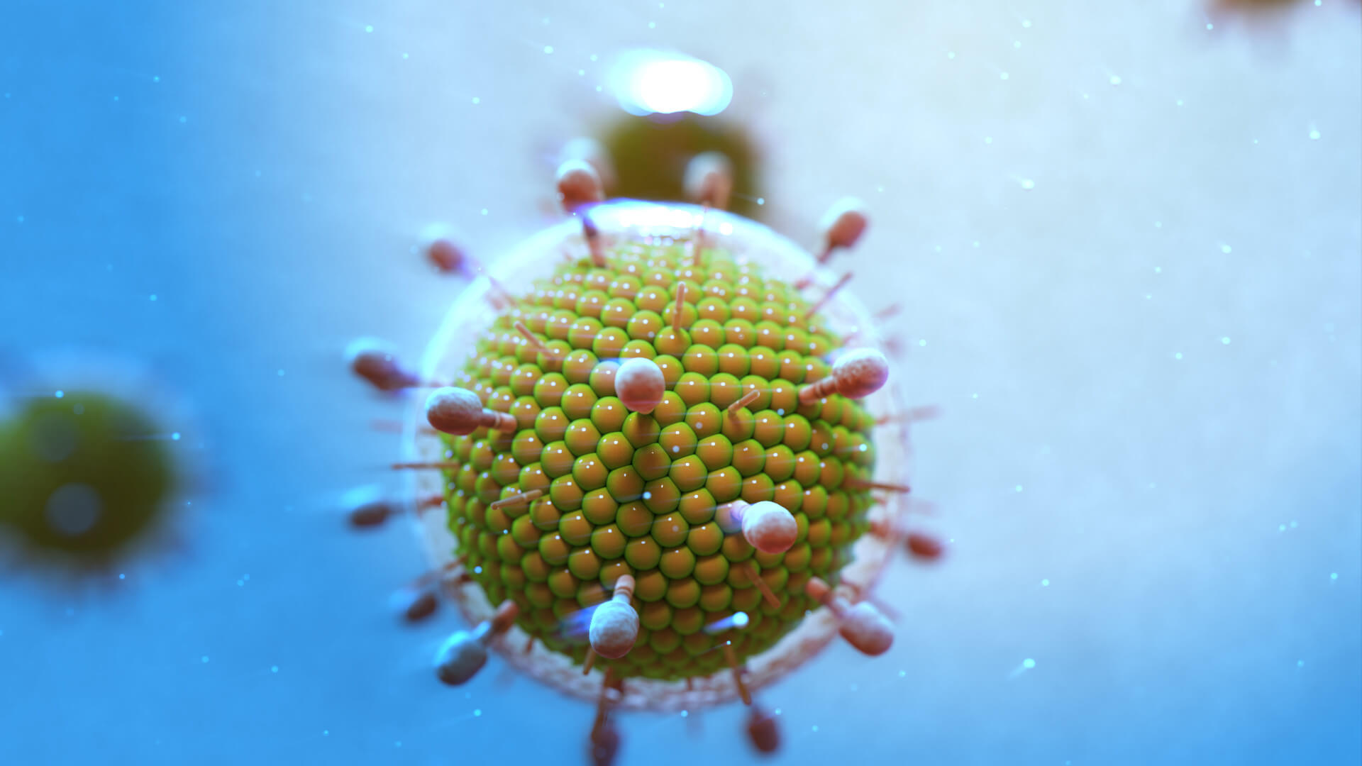 Virus Mumbs Parotitis - 3D Model by Artemcg