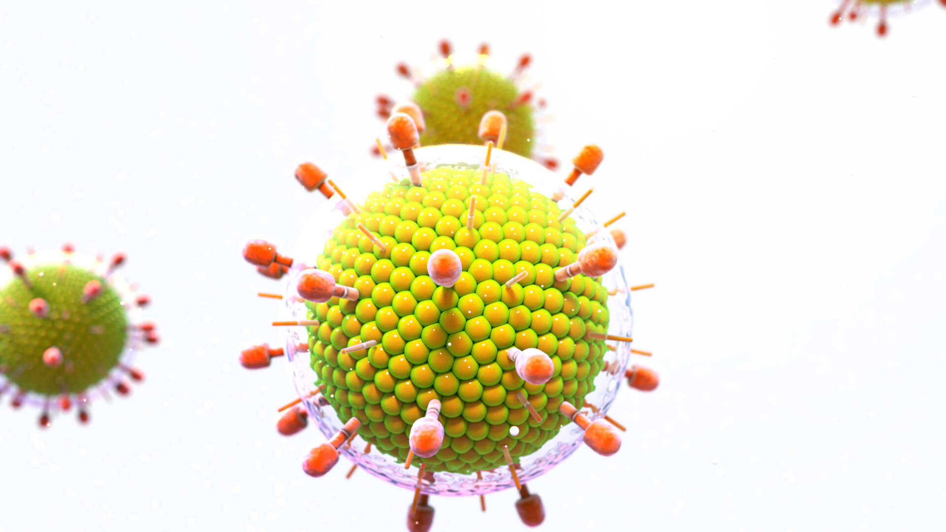 Virus Mumbs Parotitis - 3D Model by Artemcg