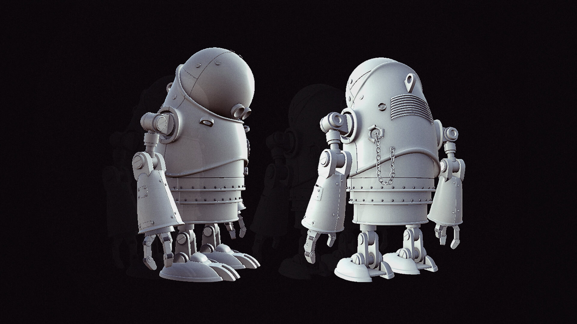 Robot Romix 1944 - 3D Model by Artemida_CG