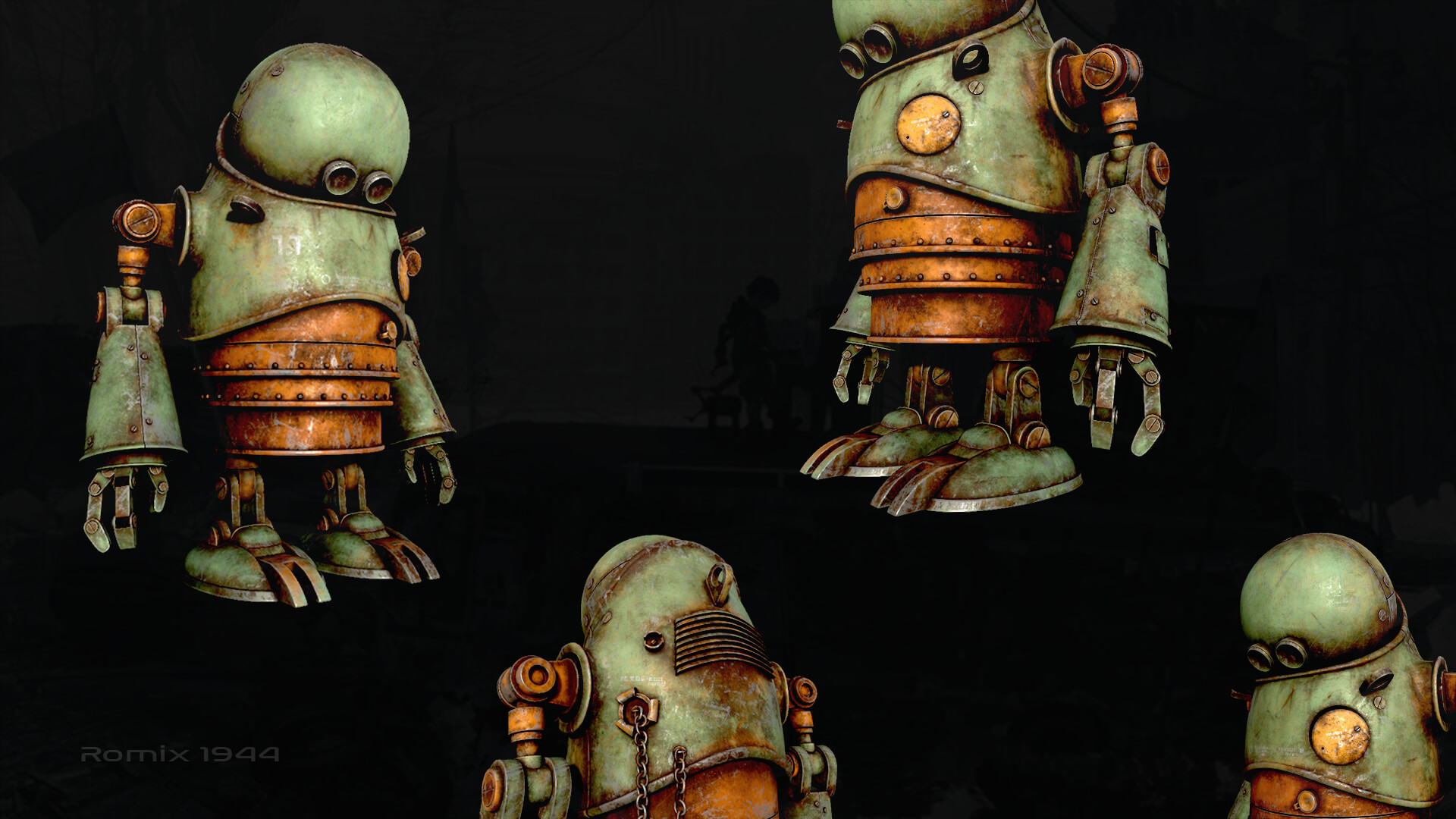 Robot Romix 1944 - 3D Model by Artemida_CG
