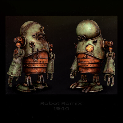 Robot Romix 1944 - 3D Model by Artemida_CG