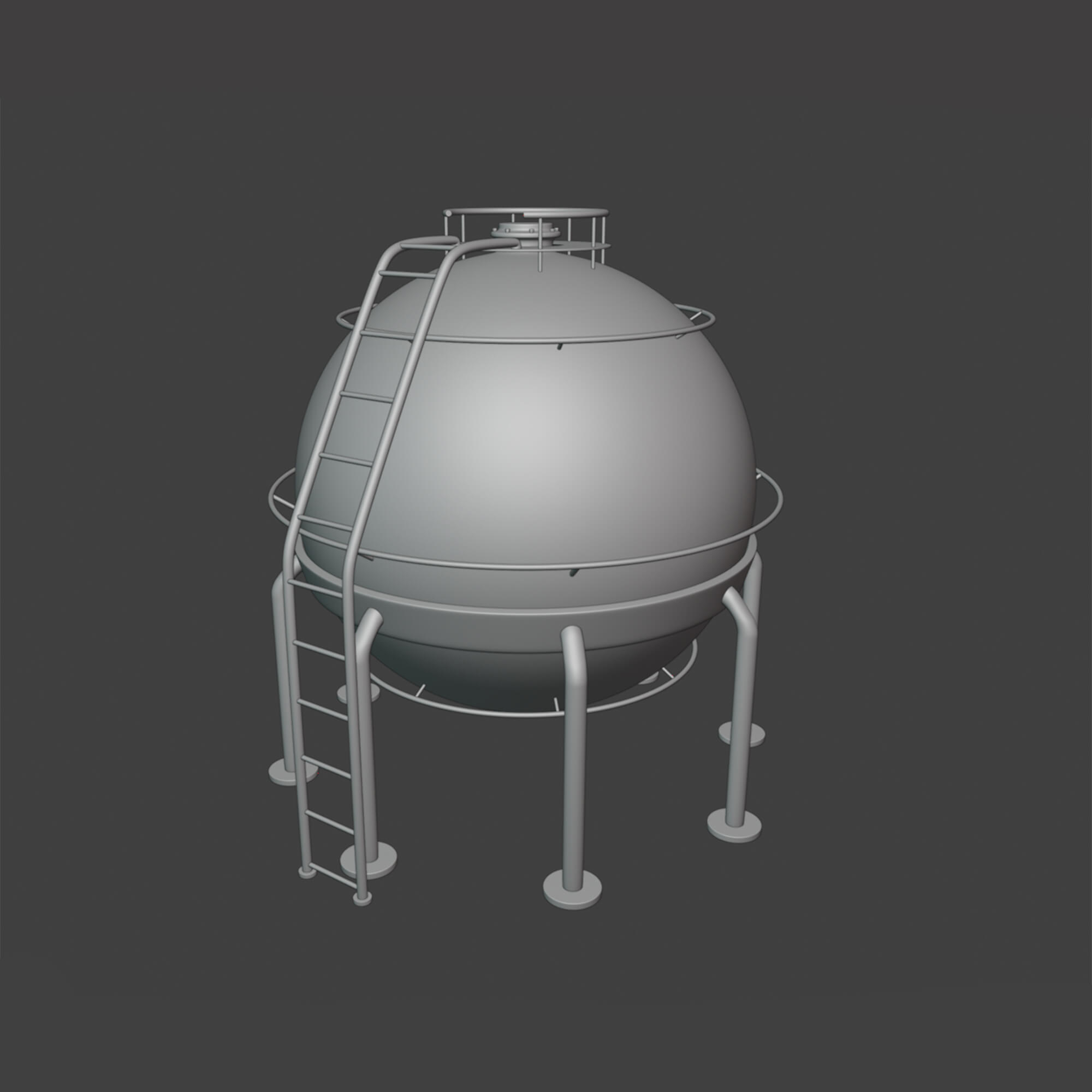 Oil and Gas Industry Set - 3D Model by artemvarnitsin