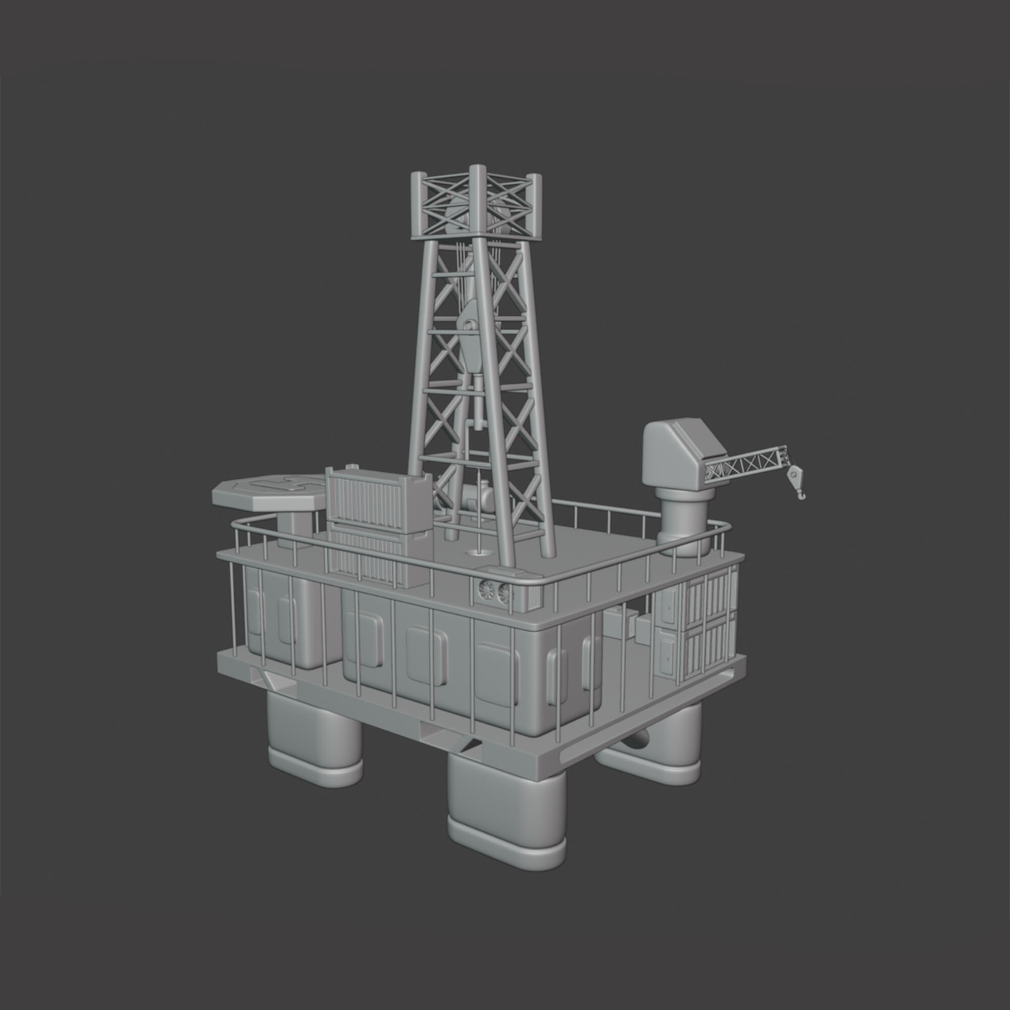 Oil and Gas Industry Set - 3D Model by artemvarnitsin