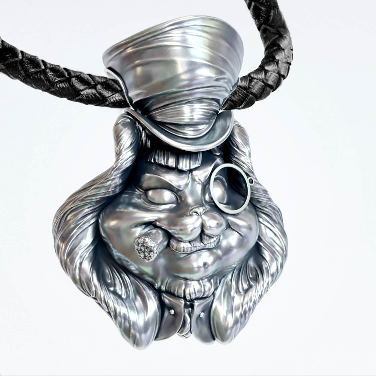 Hatters Rabbit Pendant - 3D Model by artgelo