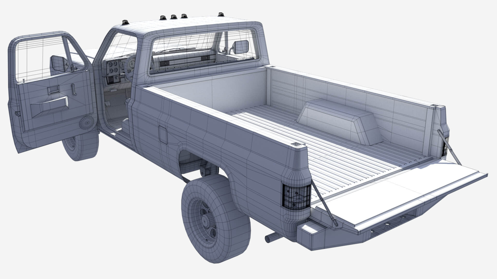 Chevrolet K30 1989 - Free 3D Model by artgeorg