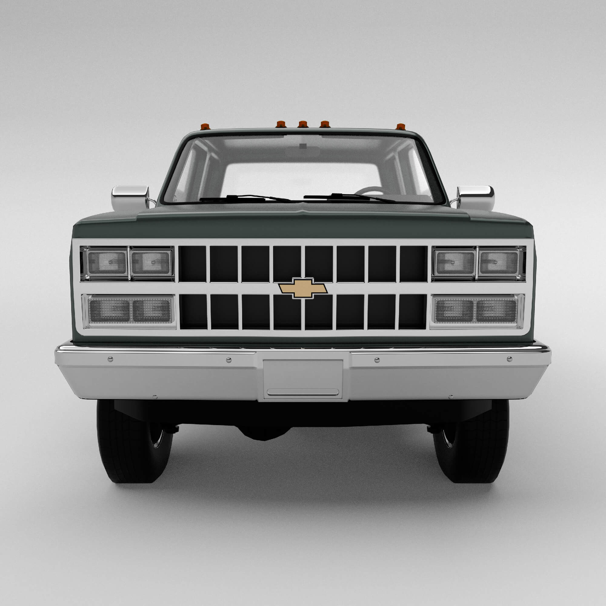 Chevrolet K30 Crew Cab Dually 1989 - 3D Model by artgeorg
