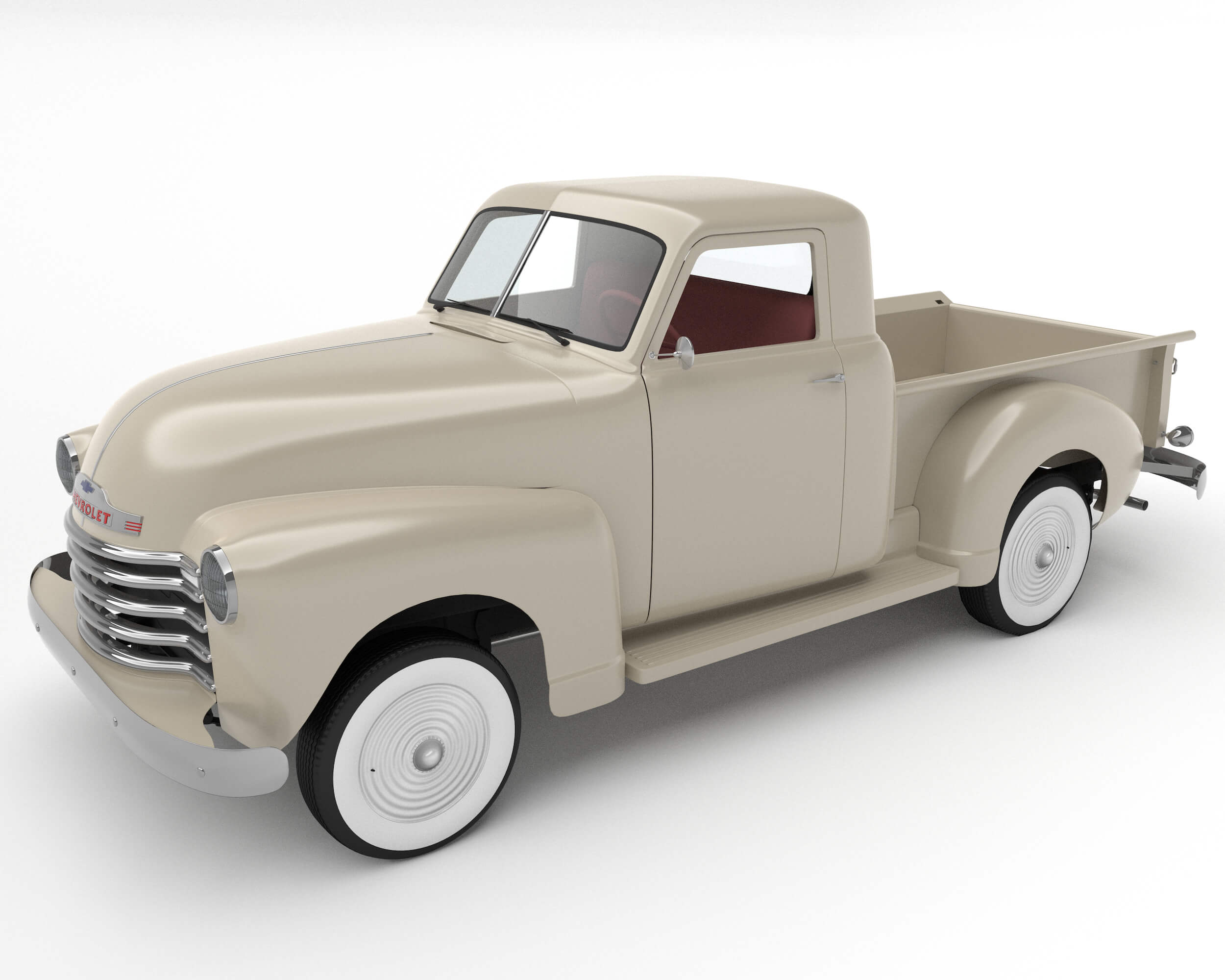 Chevy Pick-Up Style 50S 3D Model by artgeorg