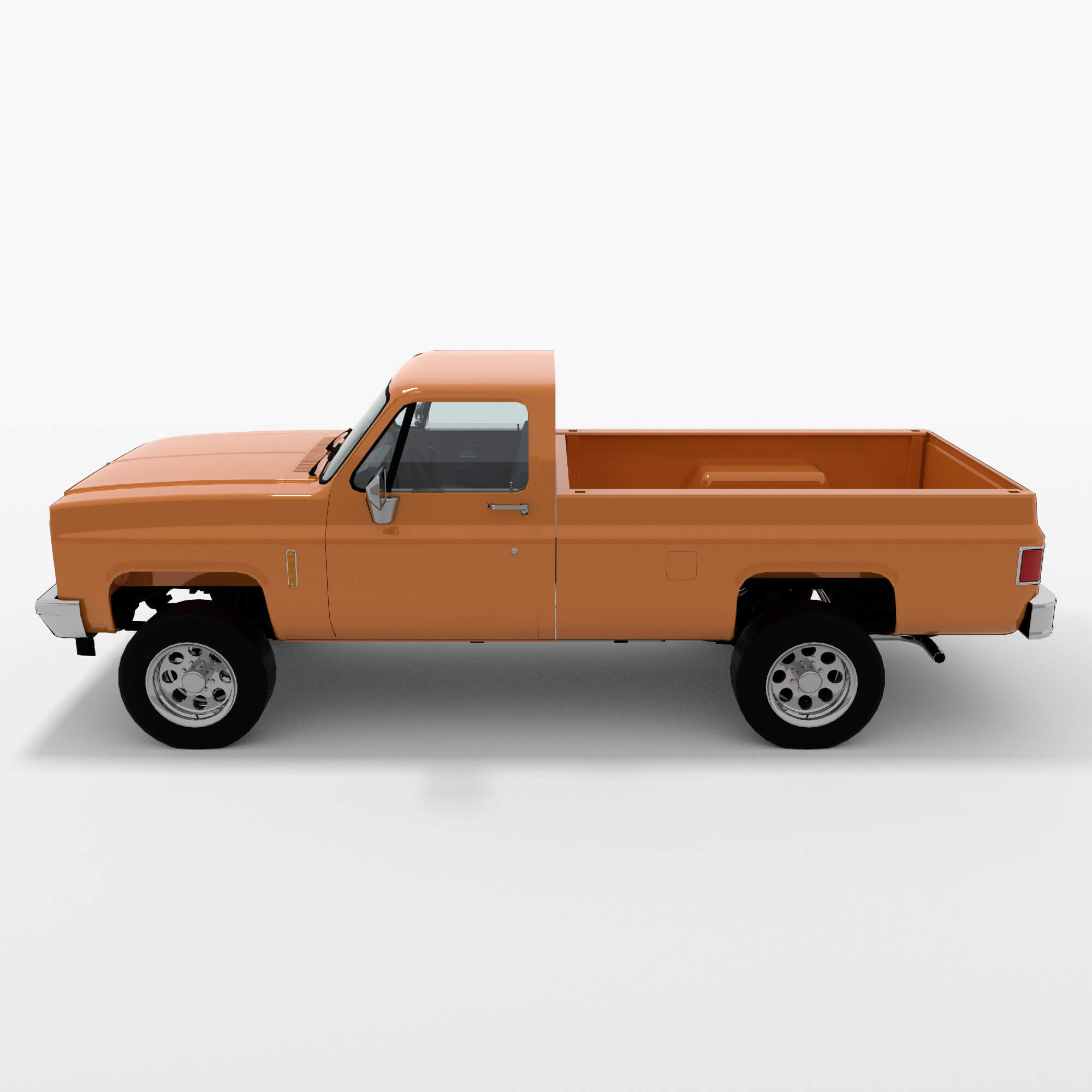 Generic Pickup Truck 2 - 3D Model by artgeorg