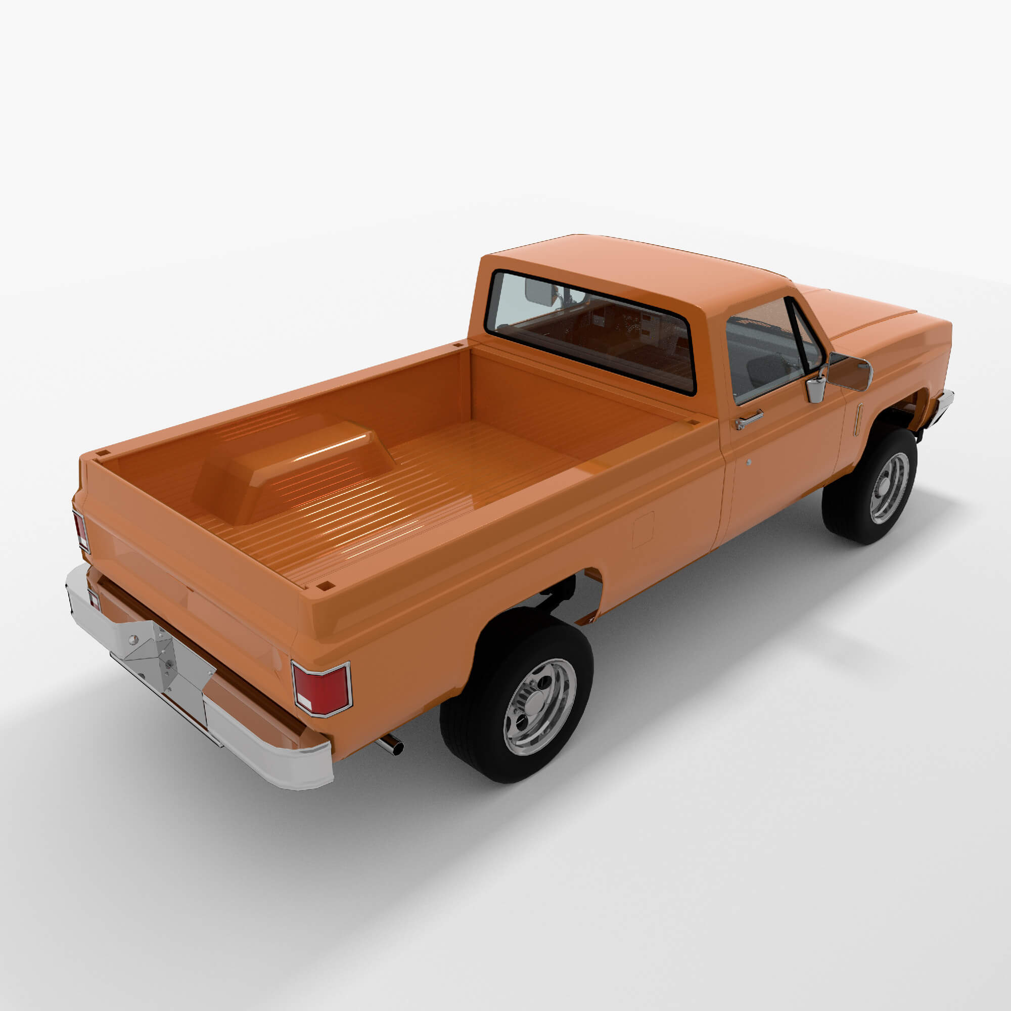 Generic Pickup Truck 2 - 3D Model by artgeorg