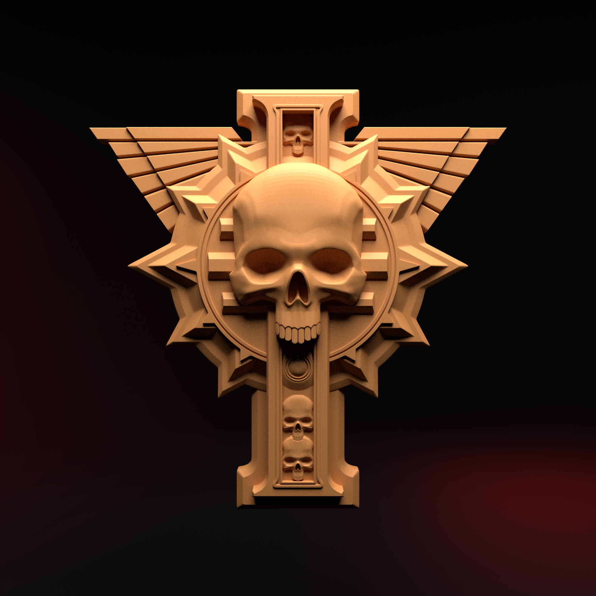 Inquisitorial Rosette - Free 3D Model by artgeorg