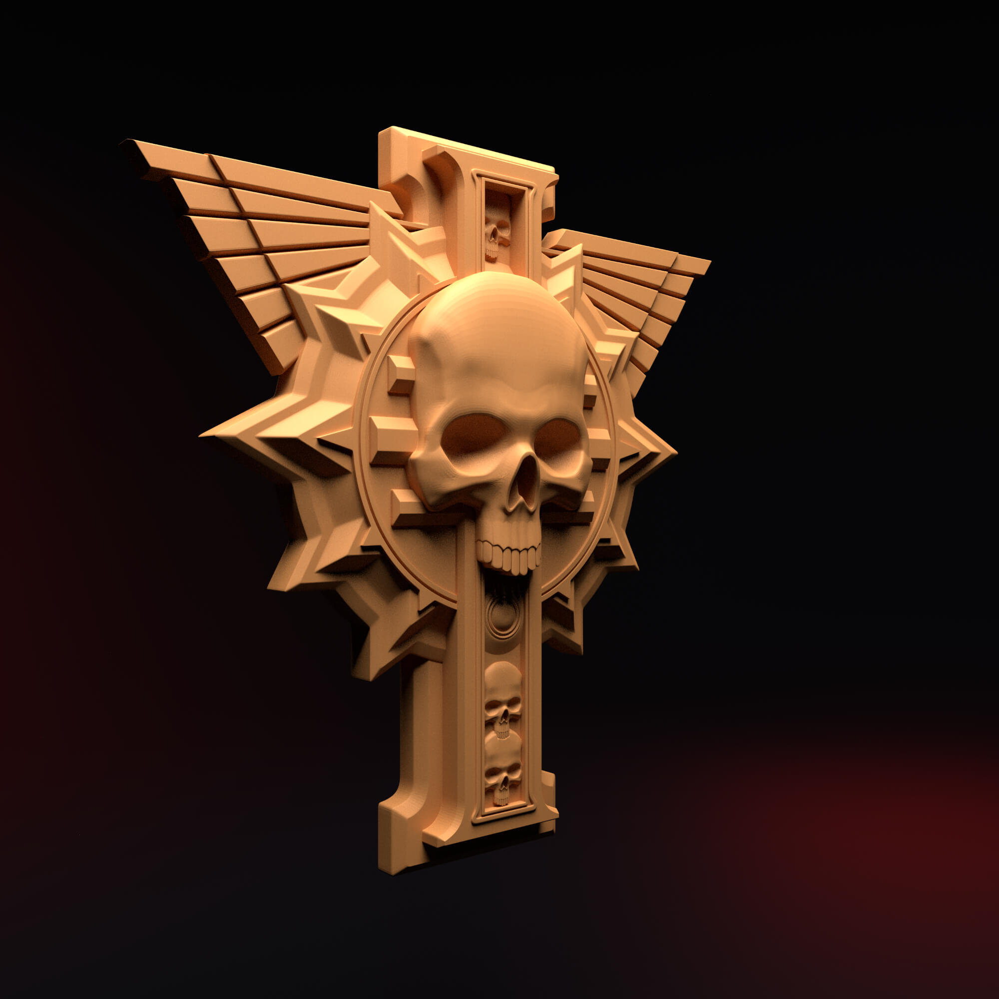 Inquisitorial Rosette - Free 3D Model by artgeorg