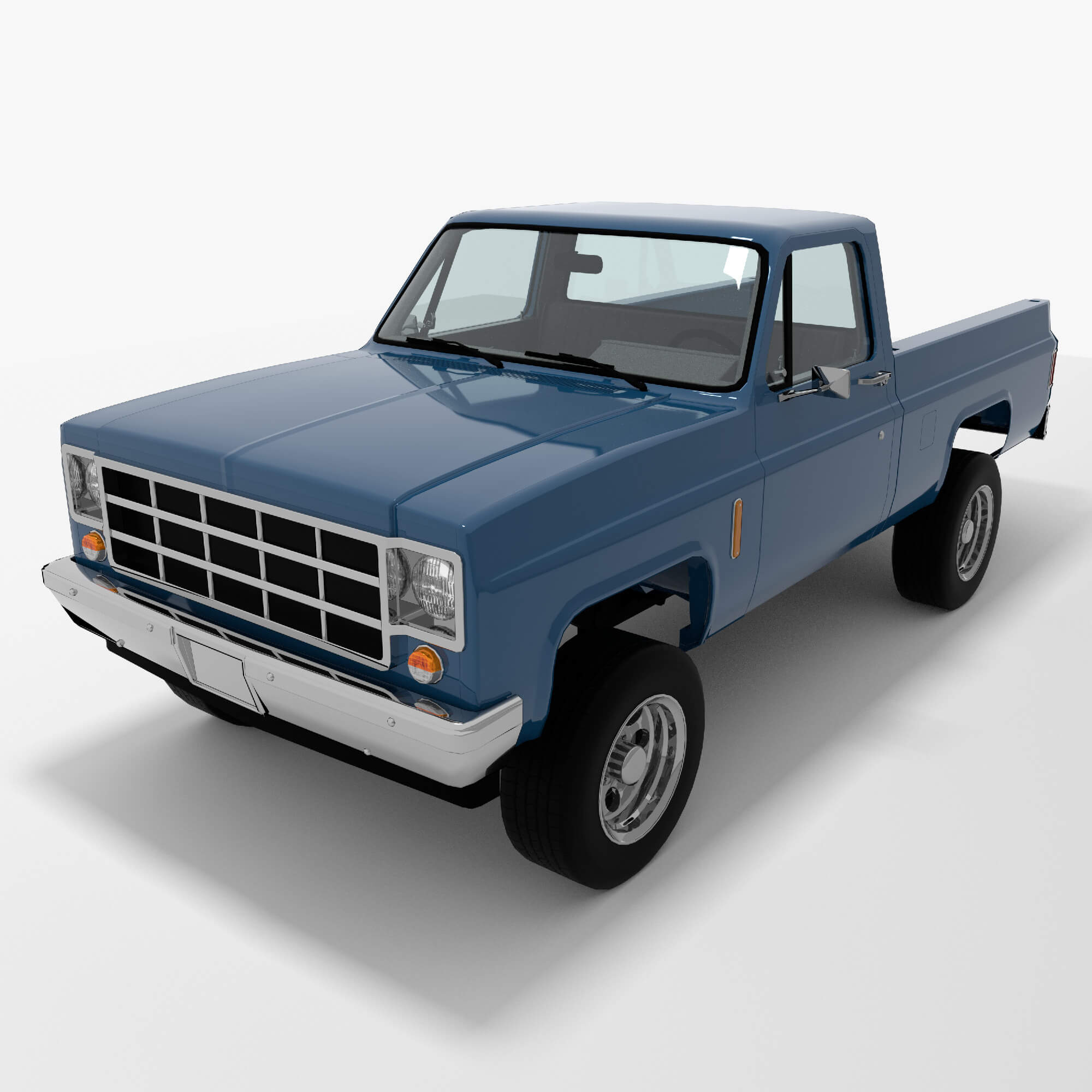 Generic Pickup Truck - 3D Model by artgeorg